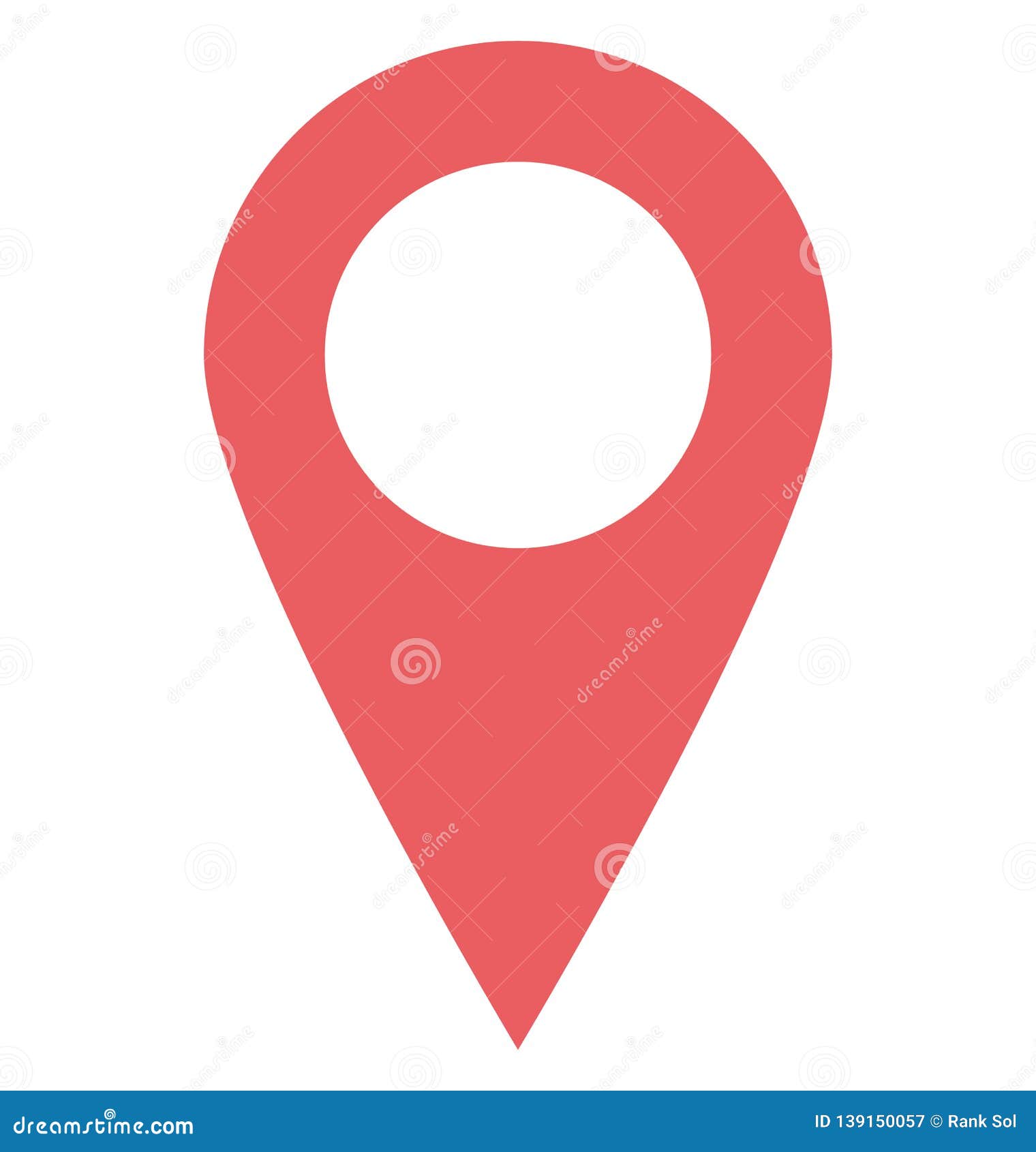 Map Pin Color Isolated Vector Icon that Can Be Easily Modified or Edit ...