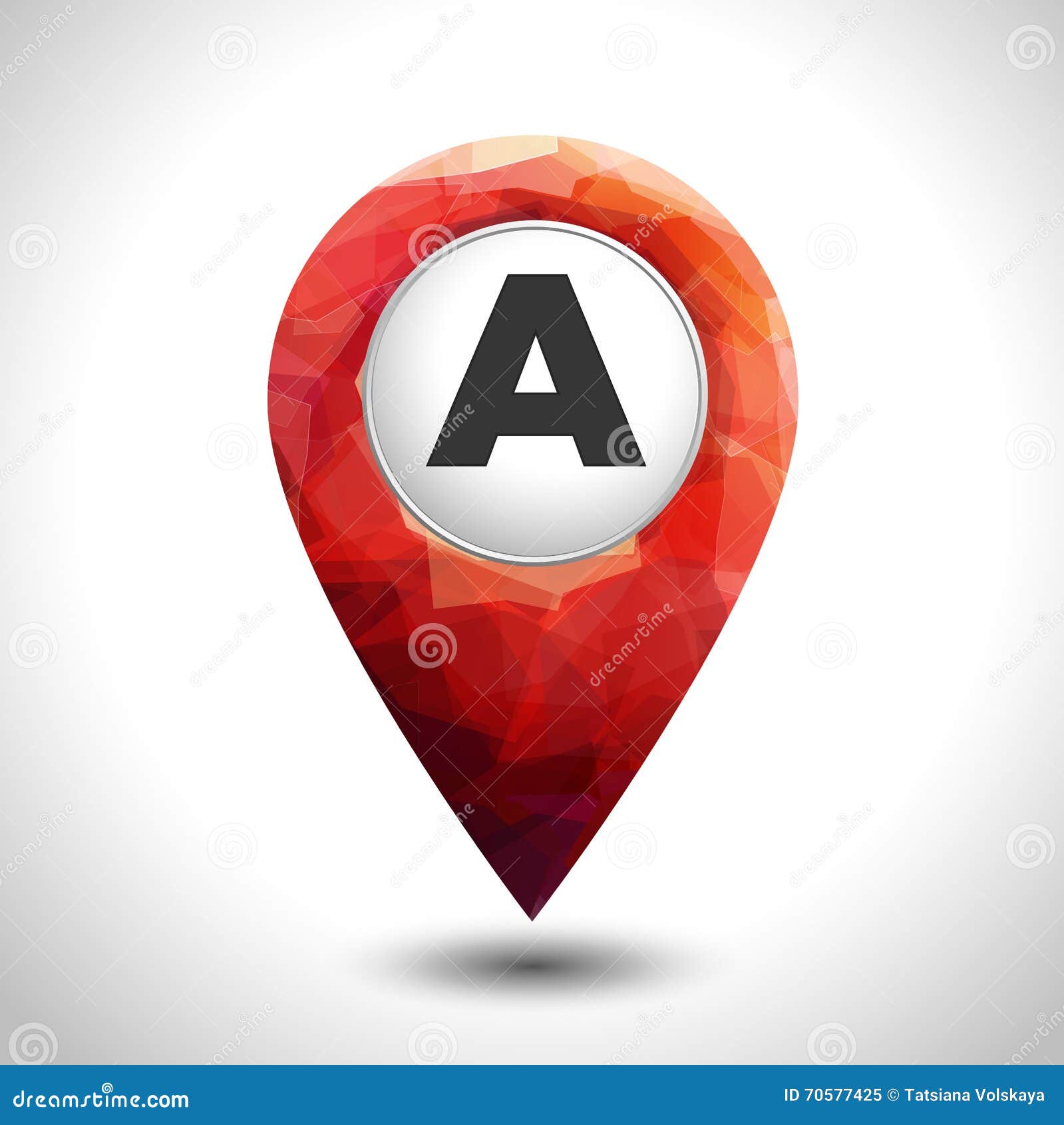 Map Pin Design Modern Icon, Pointer Vector Symbol Stock Vector ...