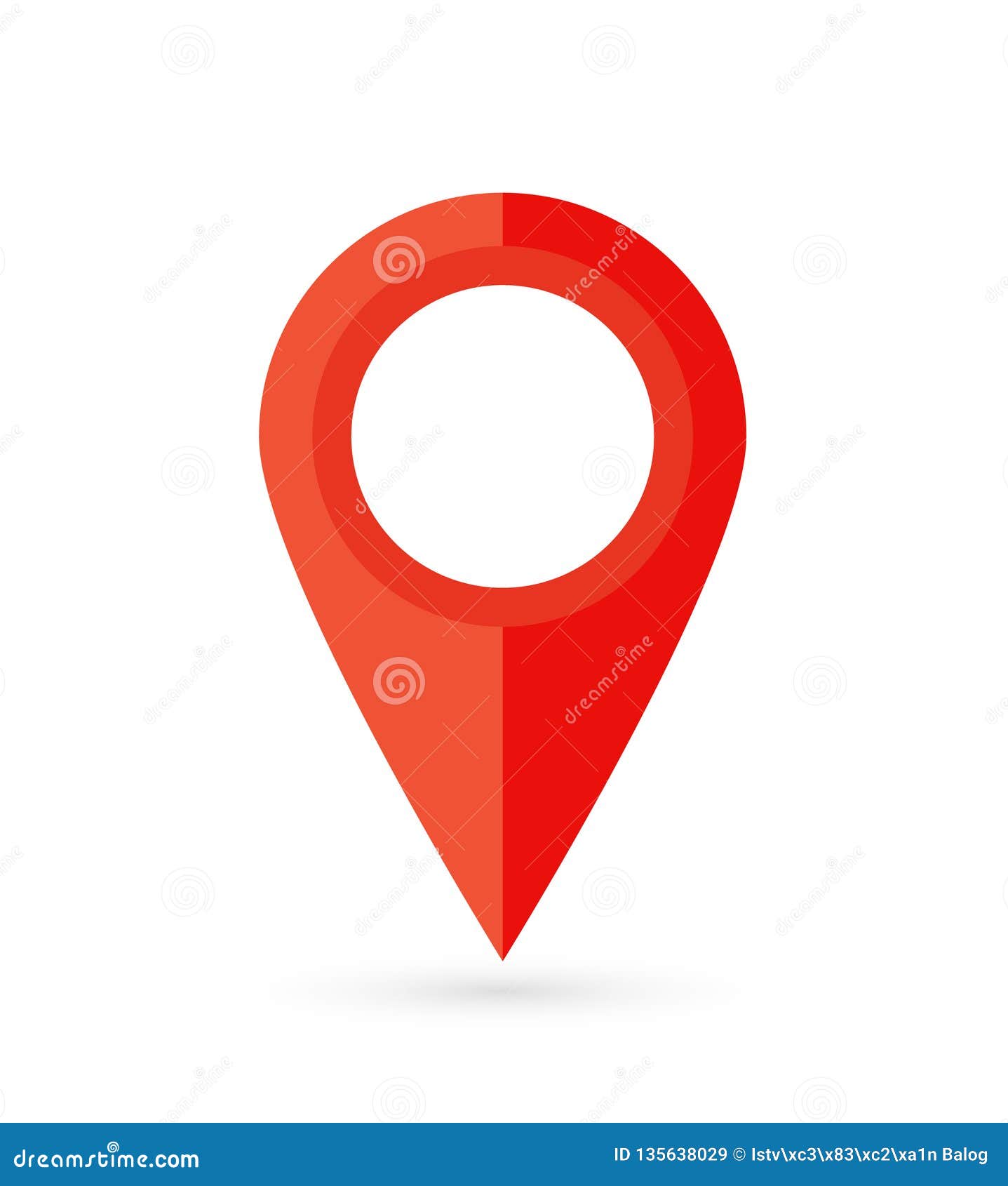 Location Pin. Map Pin Flat Icon Vector Design. Stock Vector ...