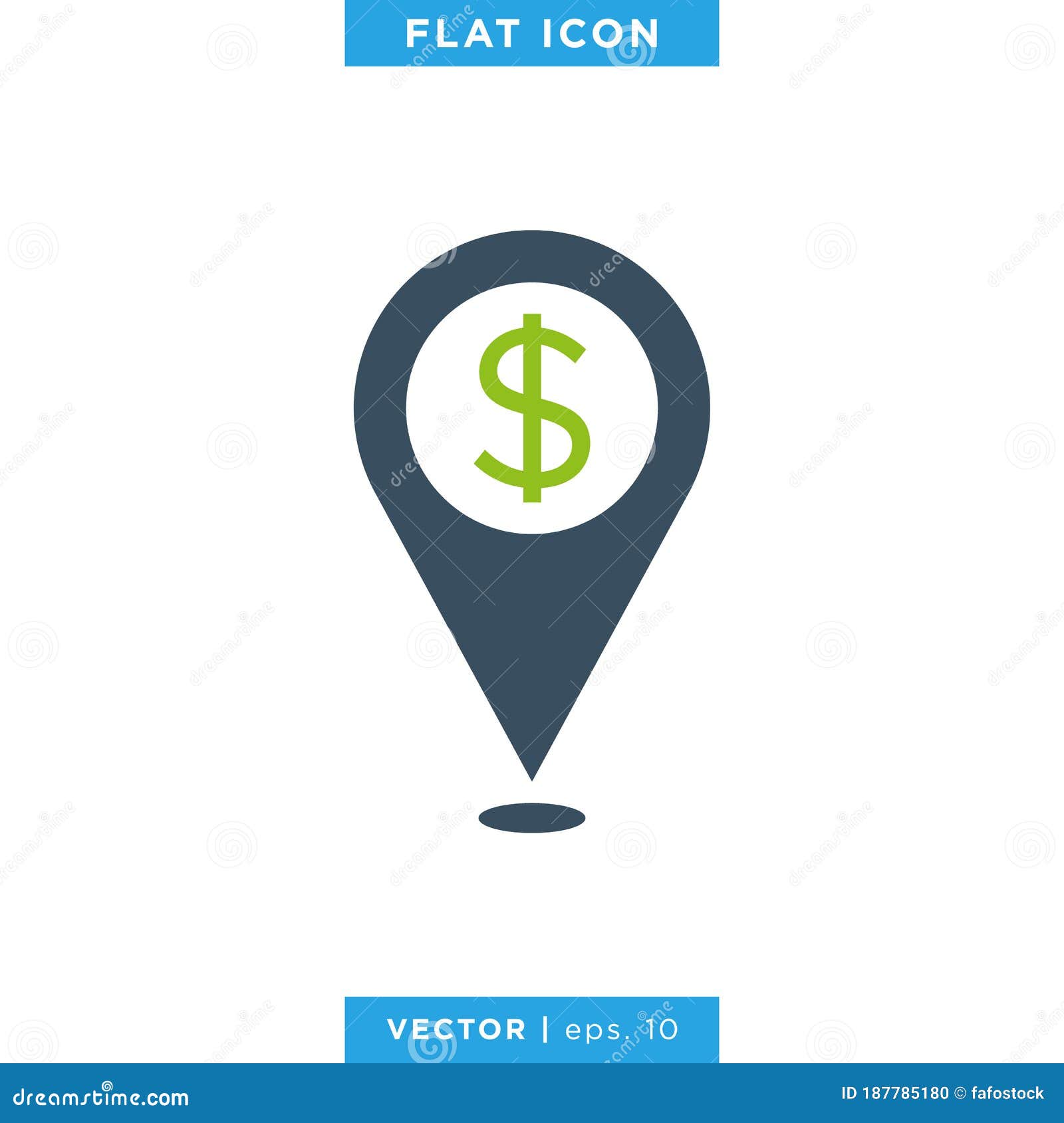 Map Pin Icon Design Template. Stock Vector - Illustration of navigation ...