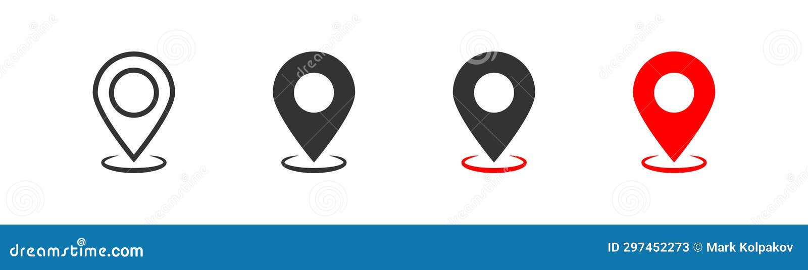 Map Pin Icon. Location and Global Positioning System Symbol Stock ...