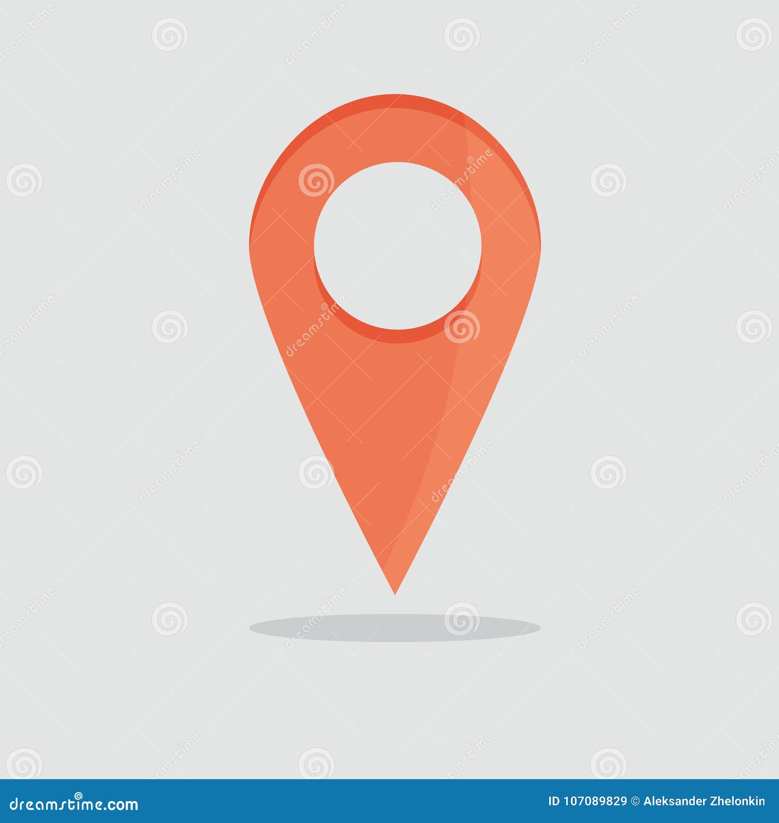 Map Pin Icon. Map Pointer Symbol. Marker Sign. Illustration Stock ...