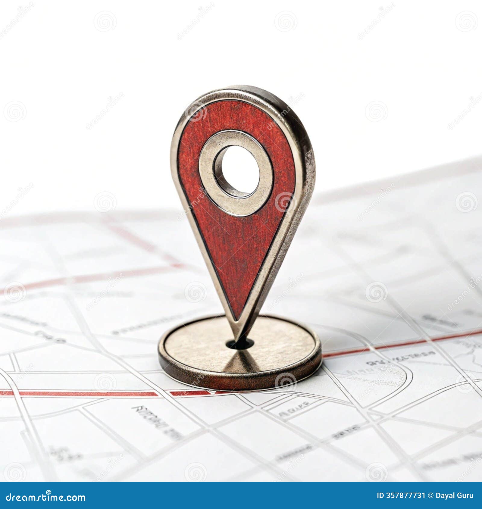 Map Pin Icon on Transparent Background Stock Illustration ...