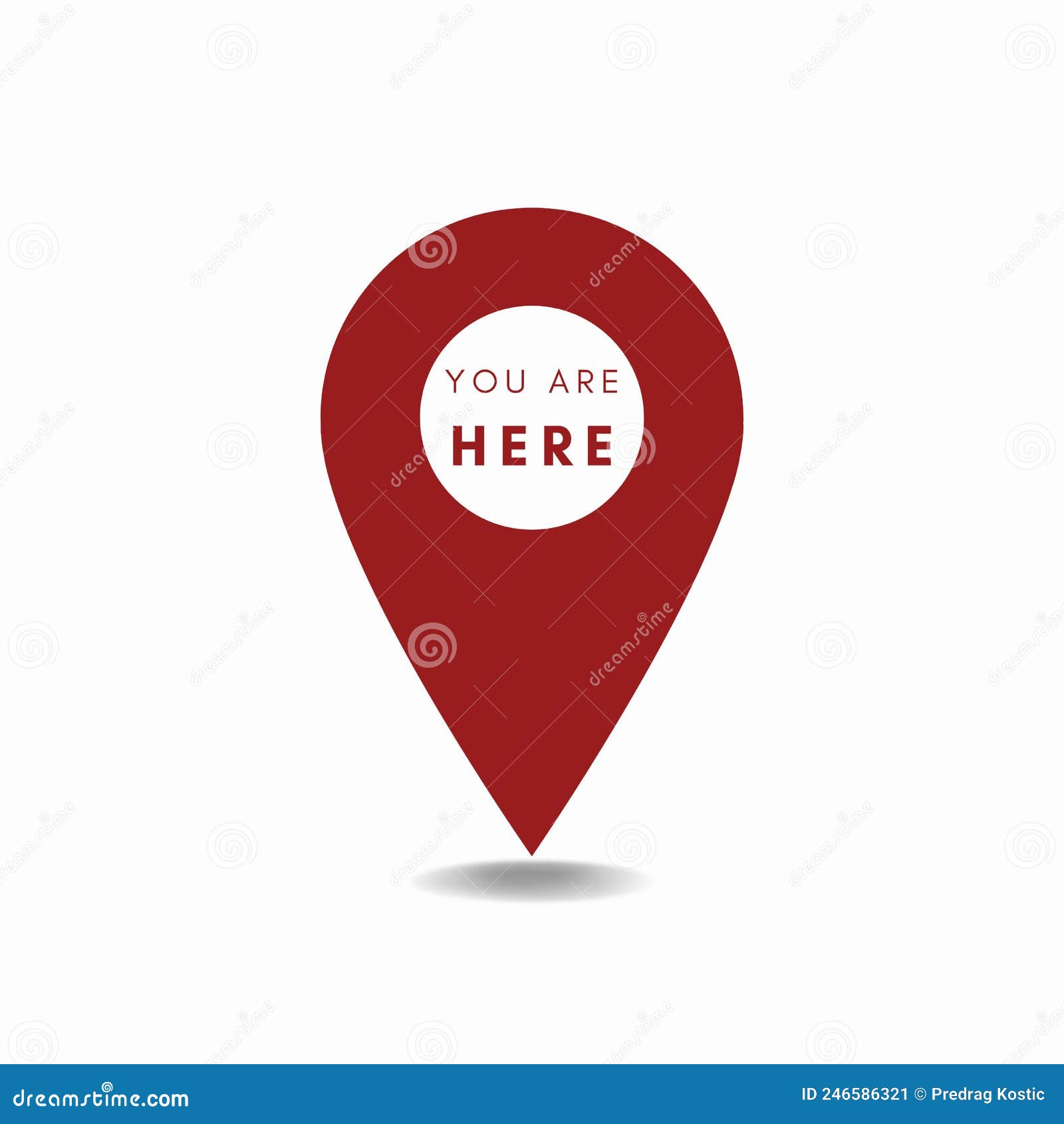 Map pin icon stock illustration. Illustration of line - 246586321