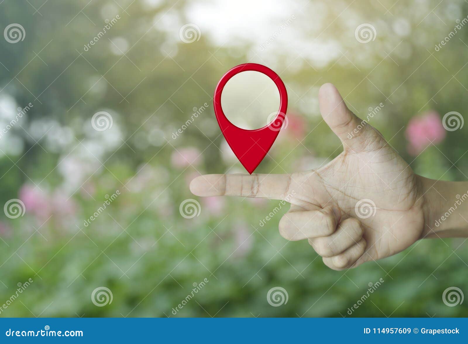 Map Pointer Navigation Concept Stock Image - Image of network, blur ...