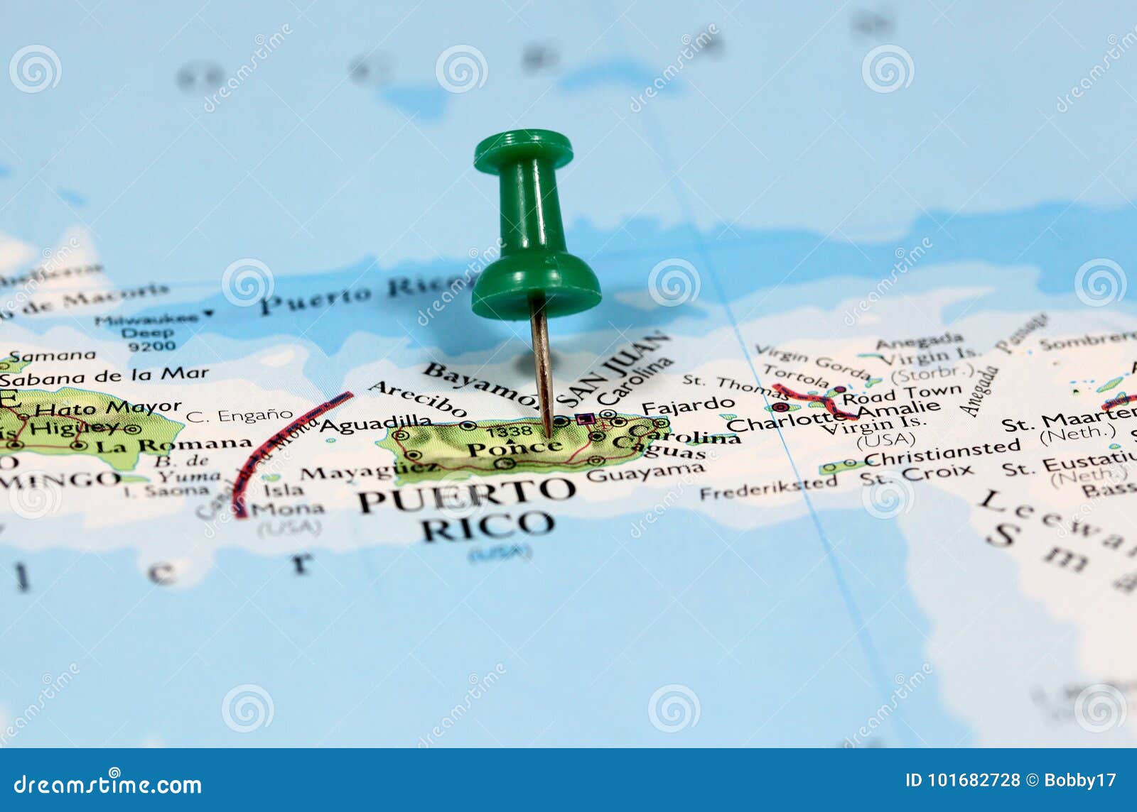 Map with Pin Point of Puerto Rico Stock Photo - Image of juan, states ... Map with Pin Point of Puerto Rico Stock Photo - Image of juan, states ...