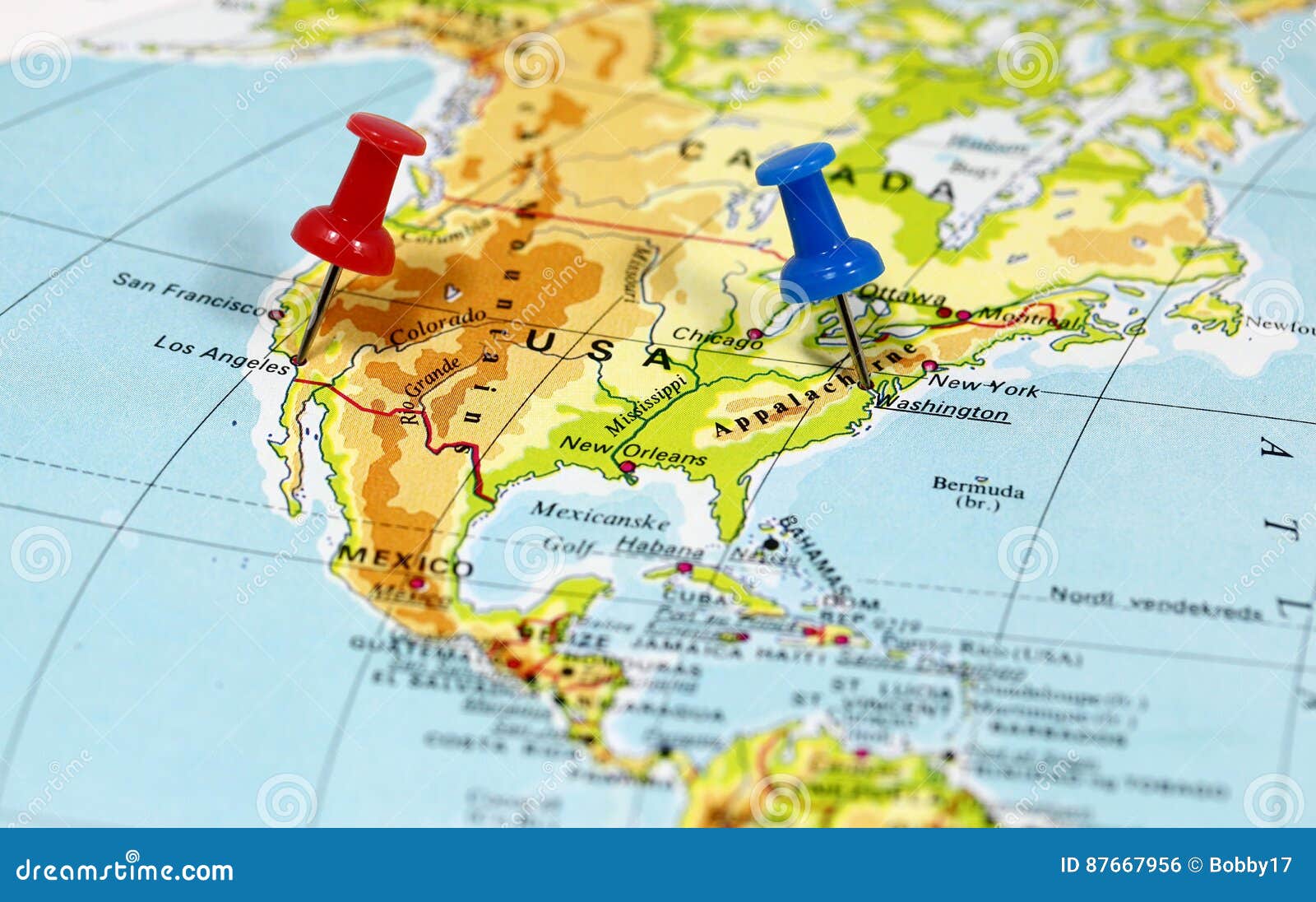 Map with pin point stock photo. Image of terrain, north - 87667956