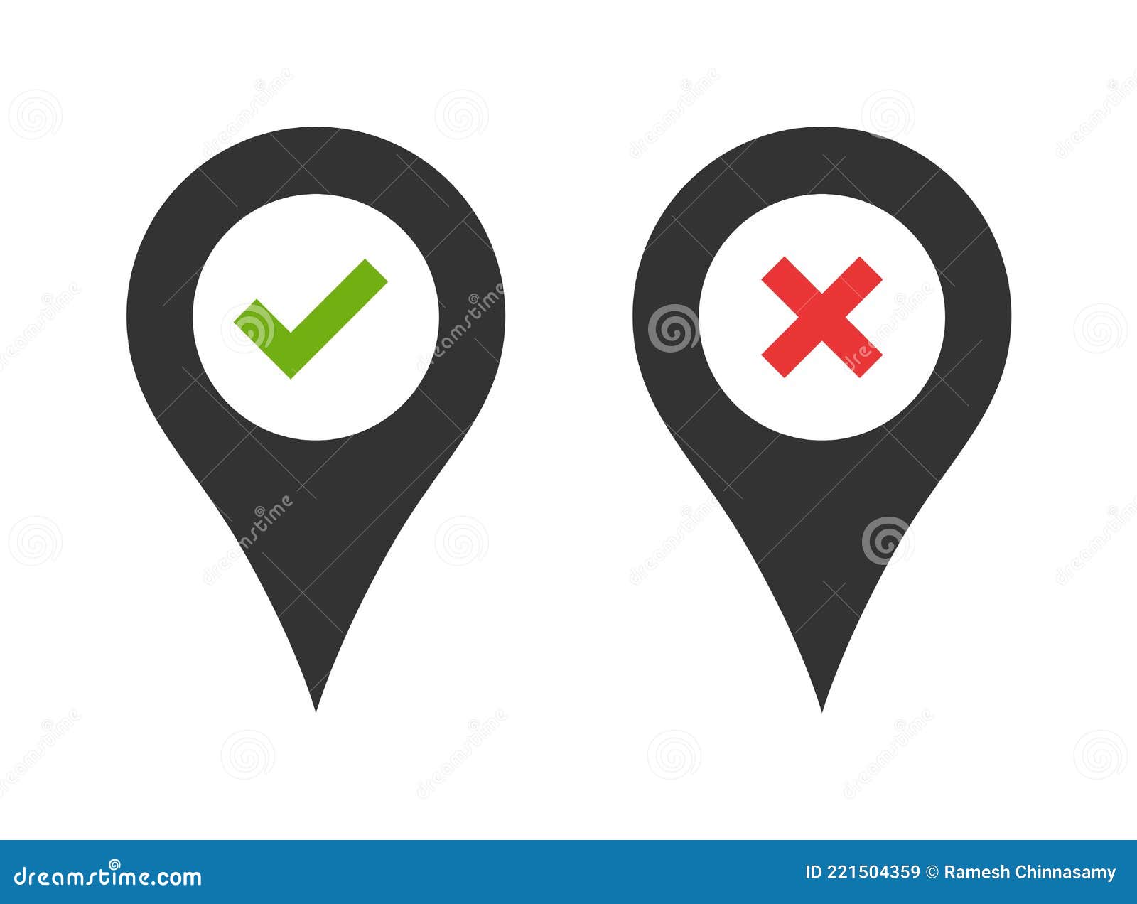 Red Tick Marker Checkmark Vector Square Box Icon | CartoonDealer.com ...