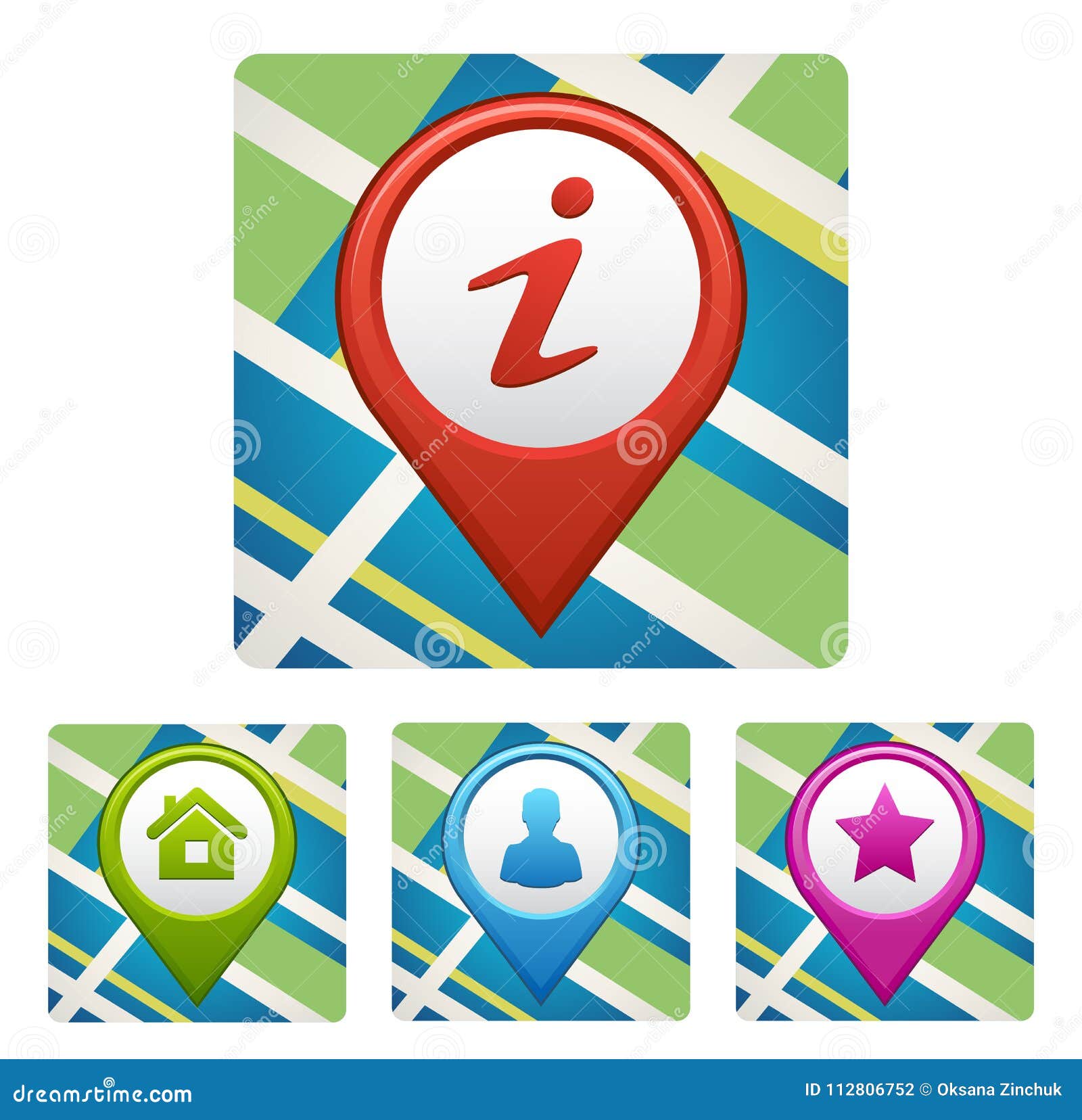 Map Pin Style Modern Icon, Pointer Minimal Vector Symbol, Marker Sign ...