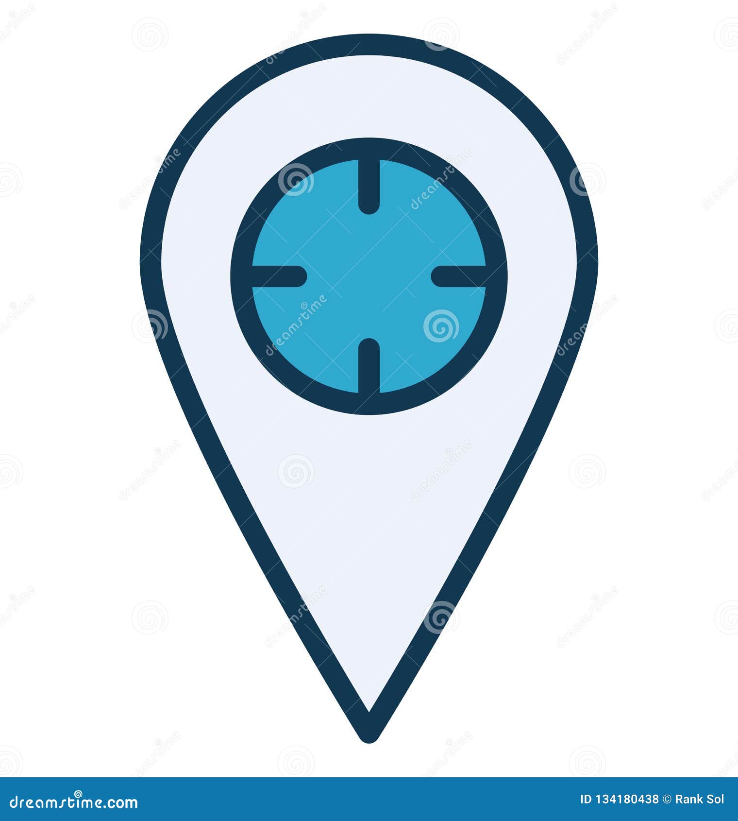 Map Pin Vector that Can Be Easily Modified or Edit Stock Vector ...