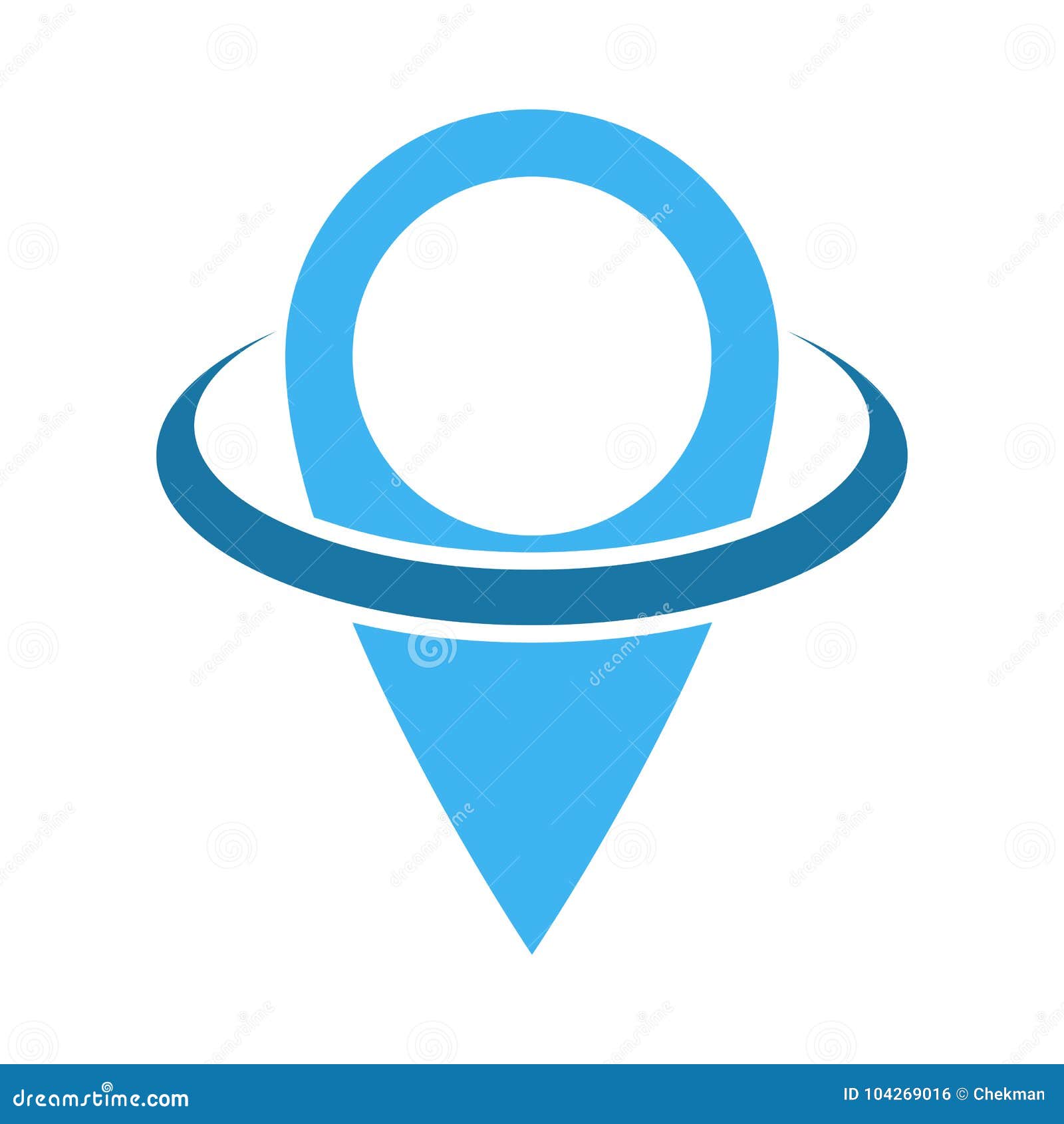 Map Point Icon. Vector Illustration. Stock Illustration - Illustration ...