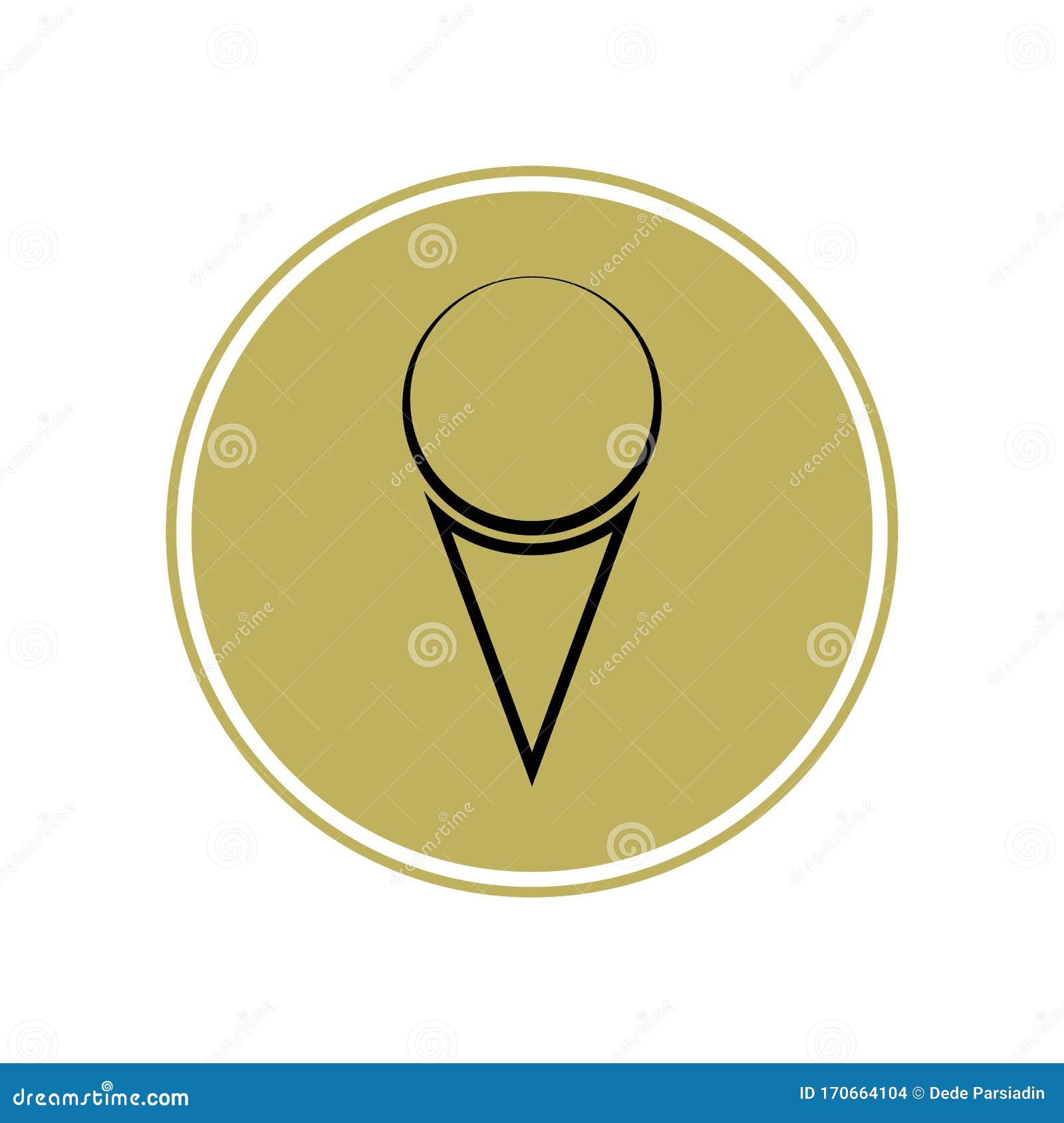 Map Point Location Pin Vector Icon for Mapping and Satellite Allocation ...