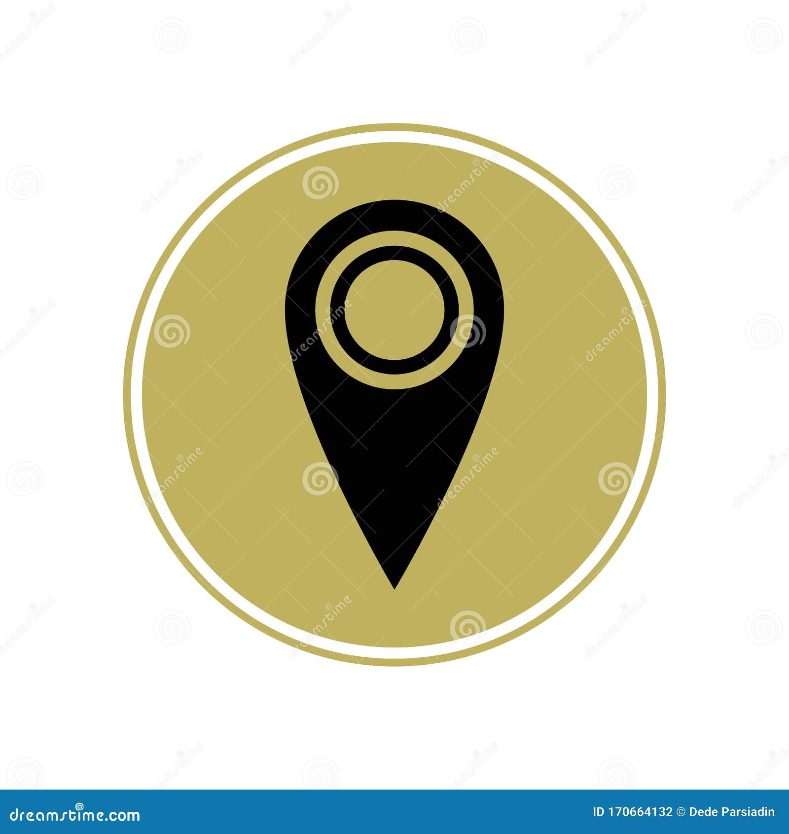 Map Point Location Pin Vector Icon for Mapping and Satellite Allocation ...