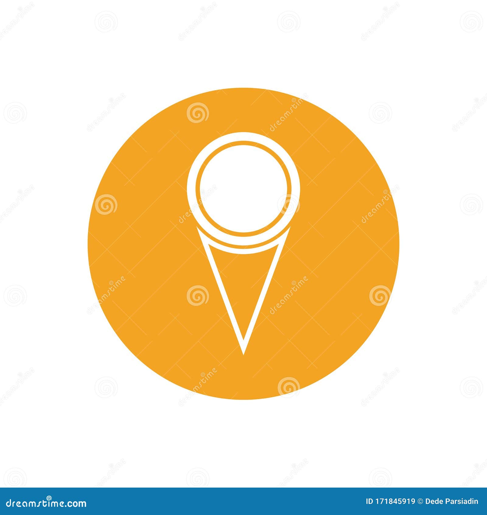 Map Point Location Pin Vector Icon for Mapping and Satellite Allocation ...