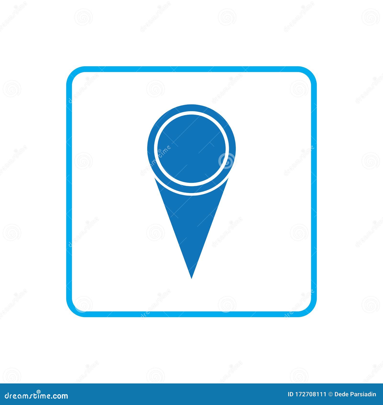 Map point stock vector. Illustration of point, global - 172708111