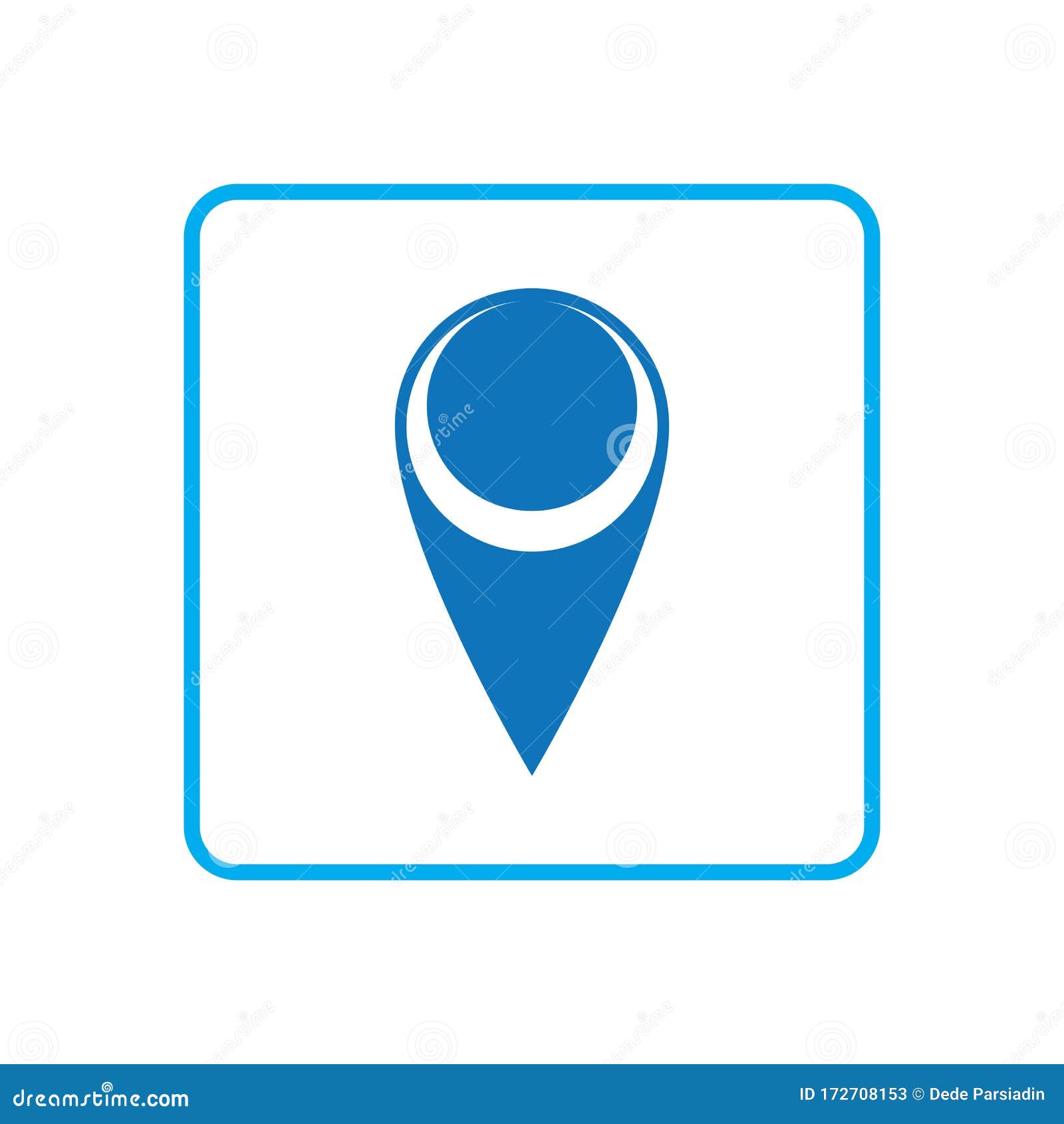 Map point stock vector. Illustration of symbol, icon - 172708153