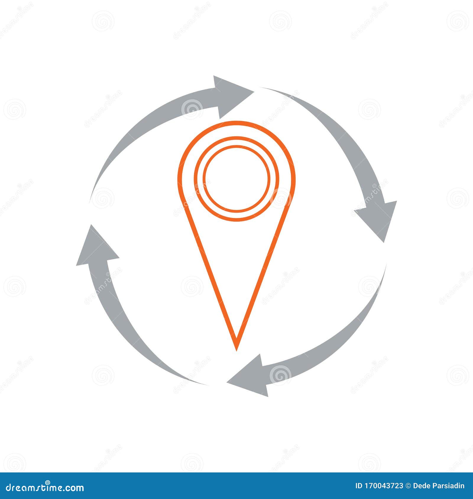 Map Point Location Pin Vector Icon for Mapping and Satellite Allocation ...