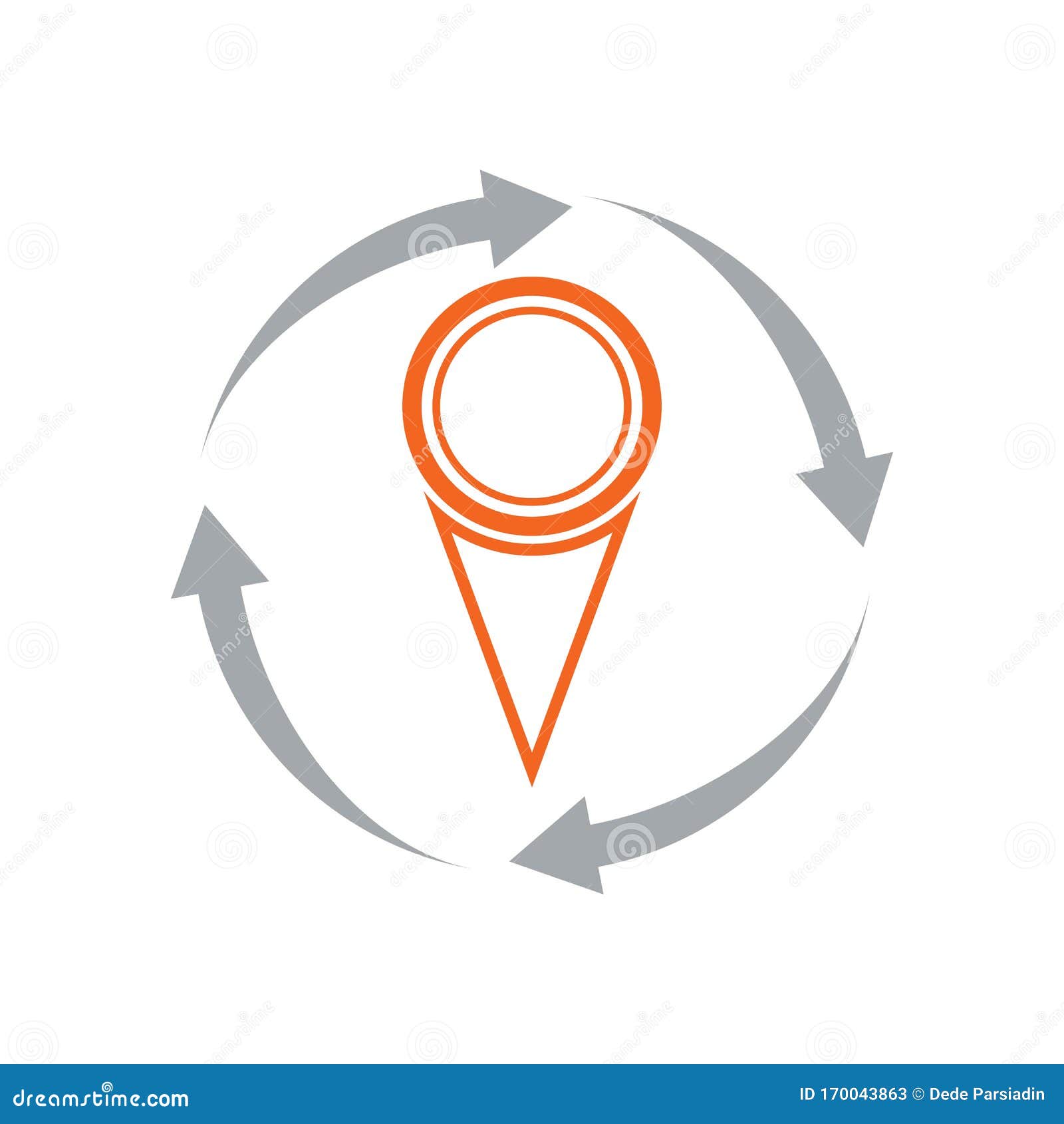 Map Point Location Pin Vector Icon for Mapping and Satellite Allocation ...