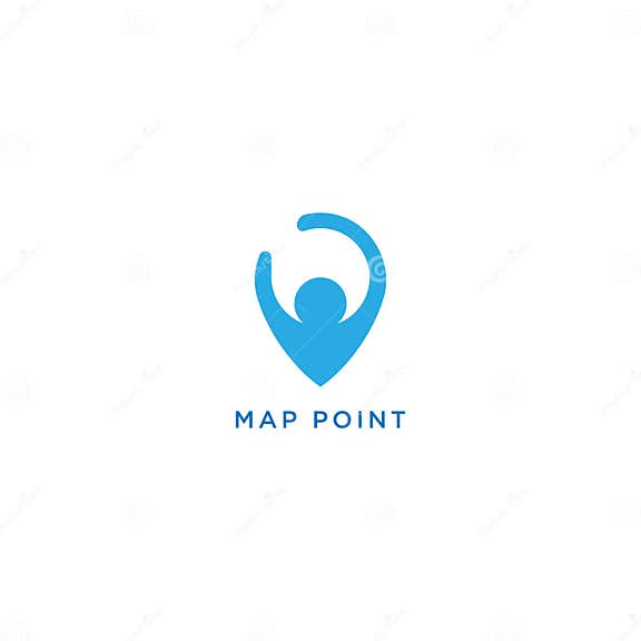 Map Point Logo - Vector stock vector. Illustration of navigation ...
