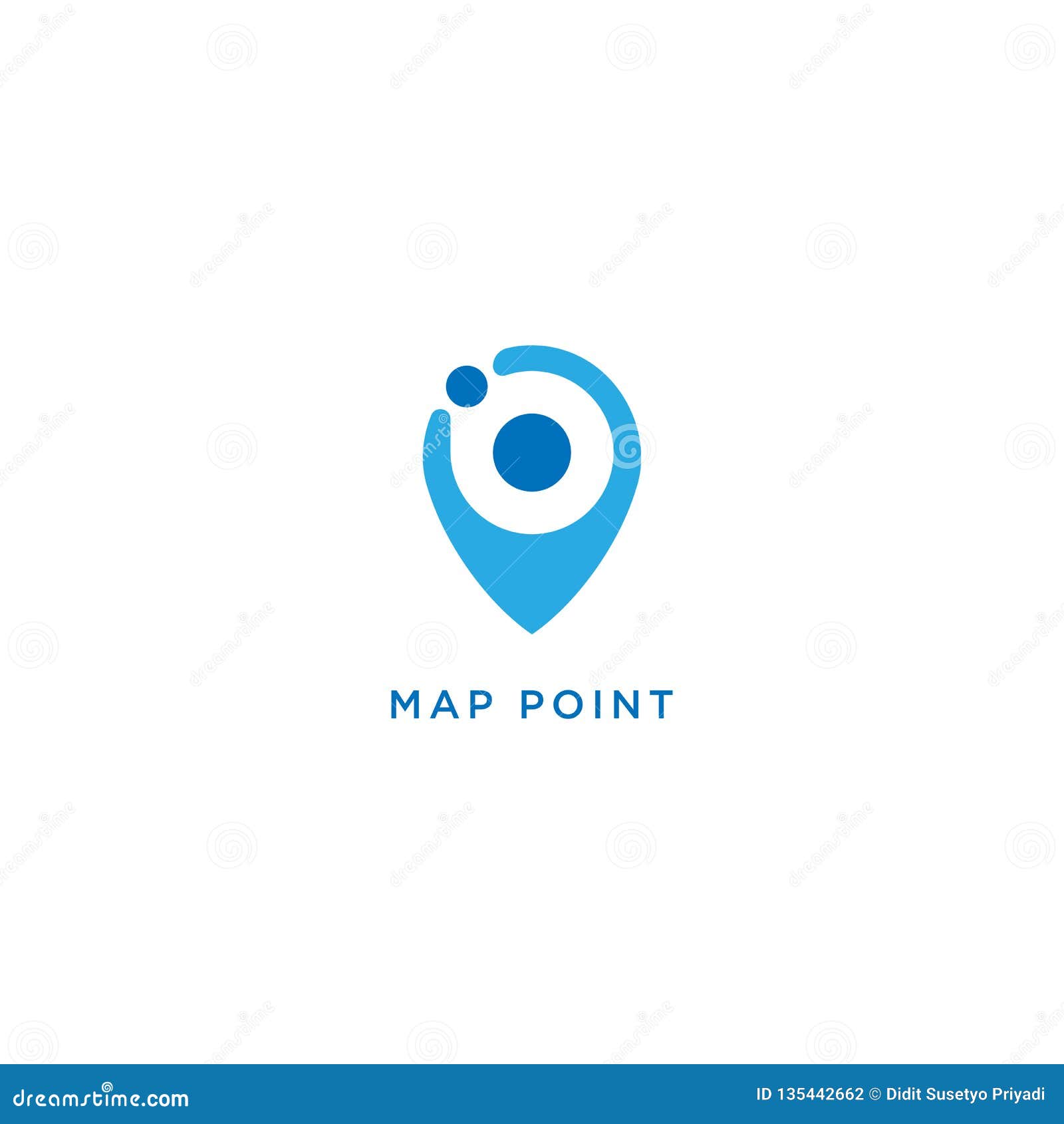 Map Point Logo - Vector stock vector. Illustration of direction - 135442662
