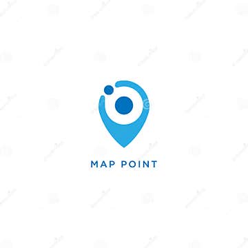 Map Point Logo - Vector stock vector. Illustration of direction - 135442662