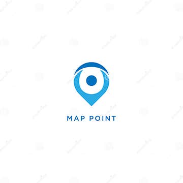 Map Point Logo - Vector stock vector. Illustration of full - 135442647