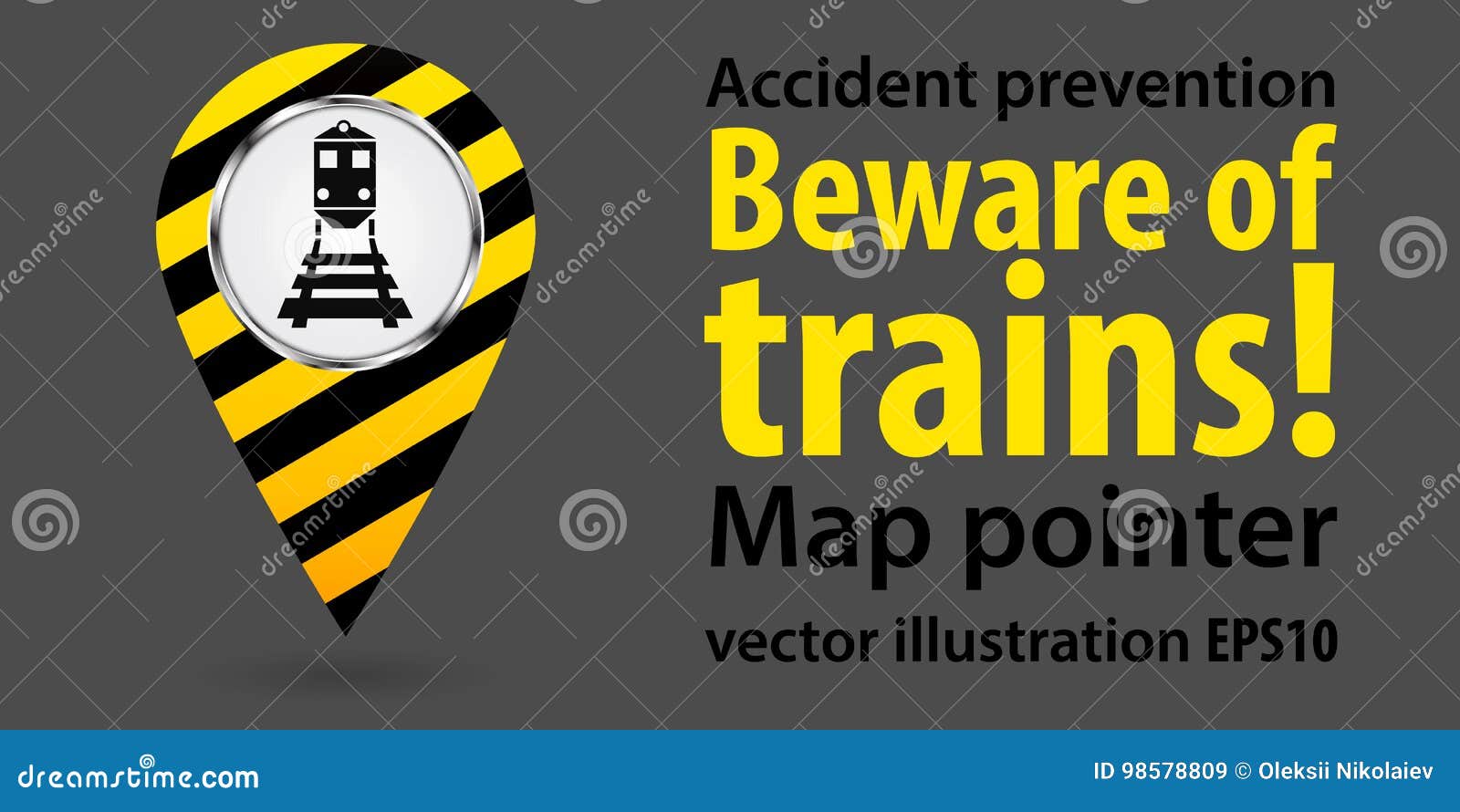 Beware Train Warning Of Traffic Signs. Traffic Signs Train Tracks ...