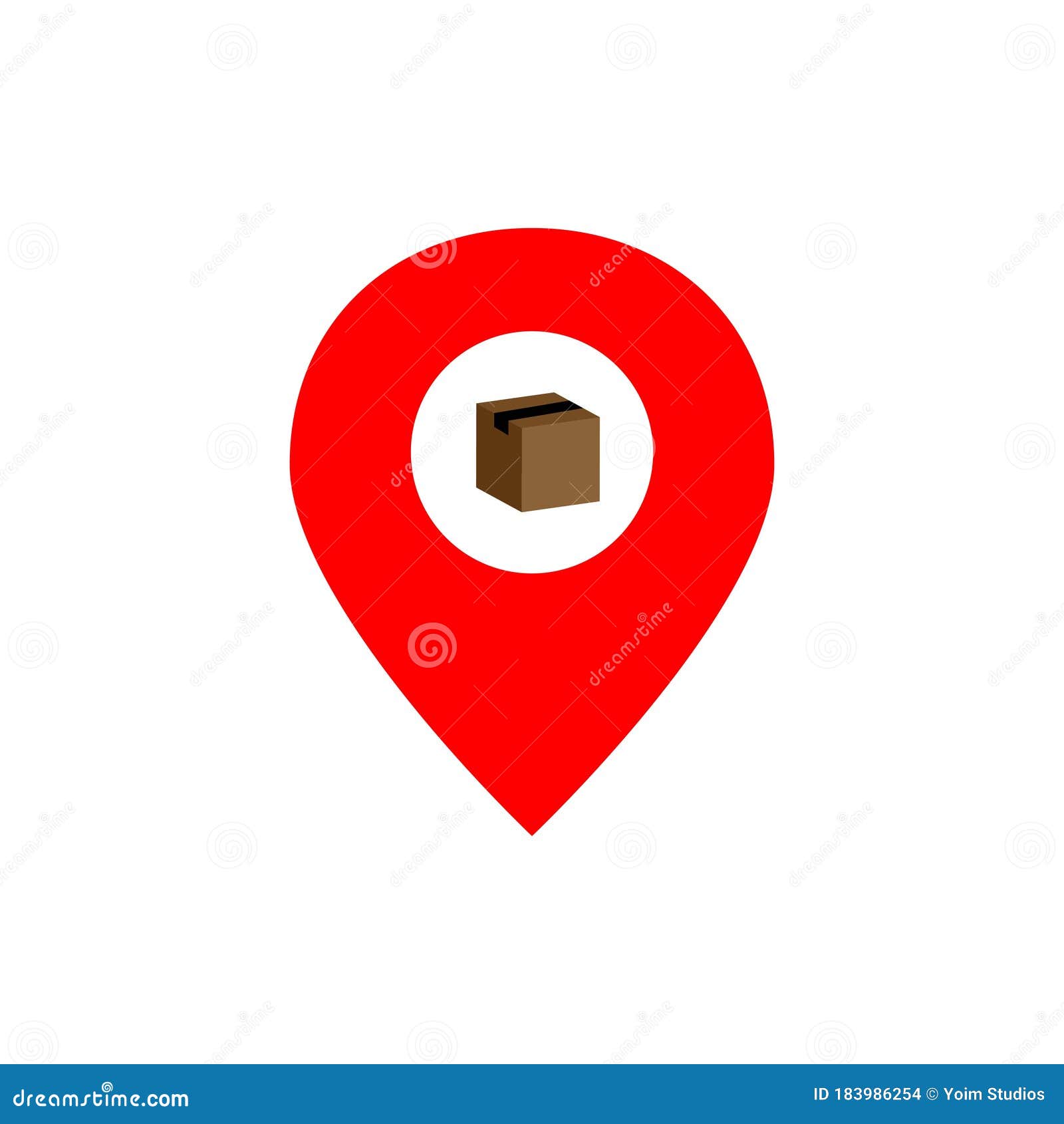 Map Pointer Cardboard Vector Design Template Illustration Stock Vector ...