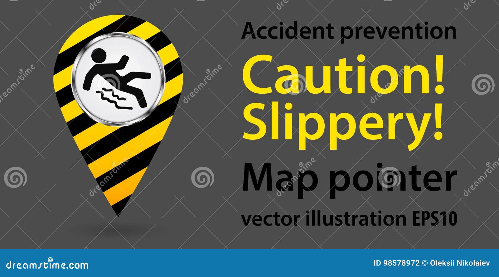 Map Pointer. Caution Slippery. Safety Information. Industrial Design ...