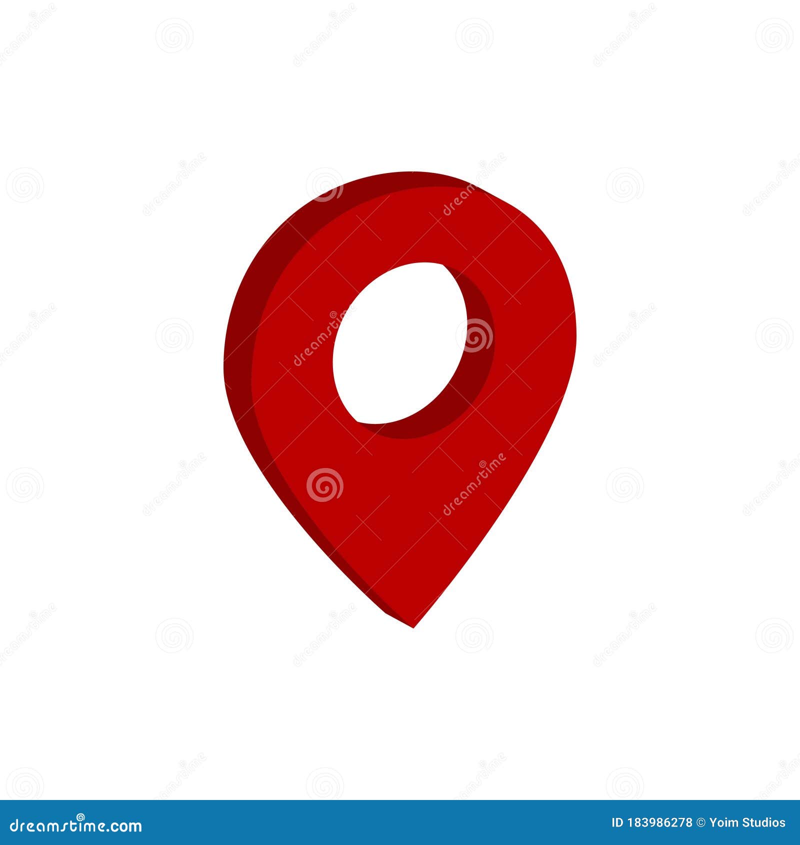 Map Pointer 3d Vector Design Template Illustration Stock Vector ...