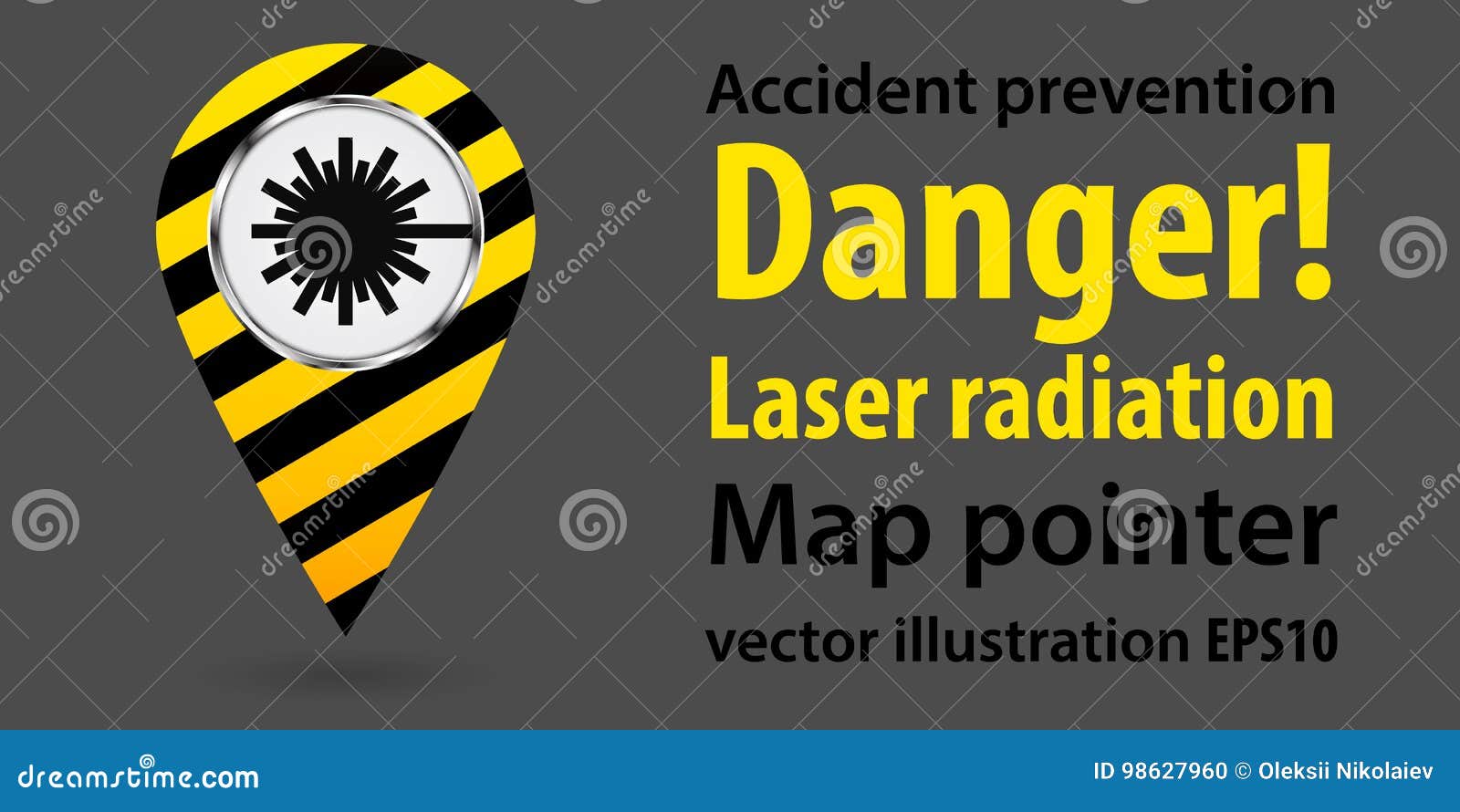 Map Pointer. Danger Laser Radiation. Safety Information. Industrial ...