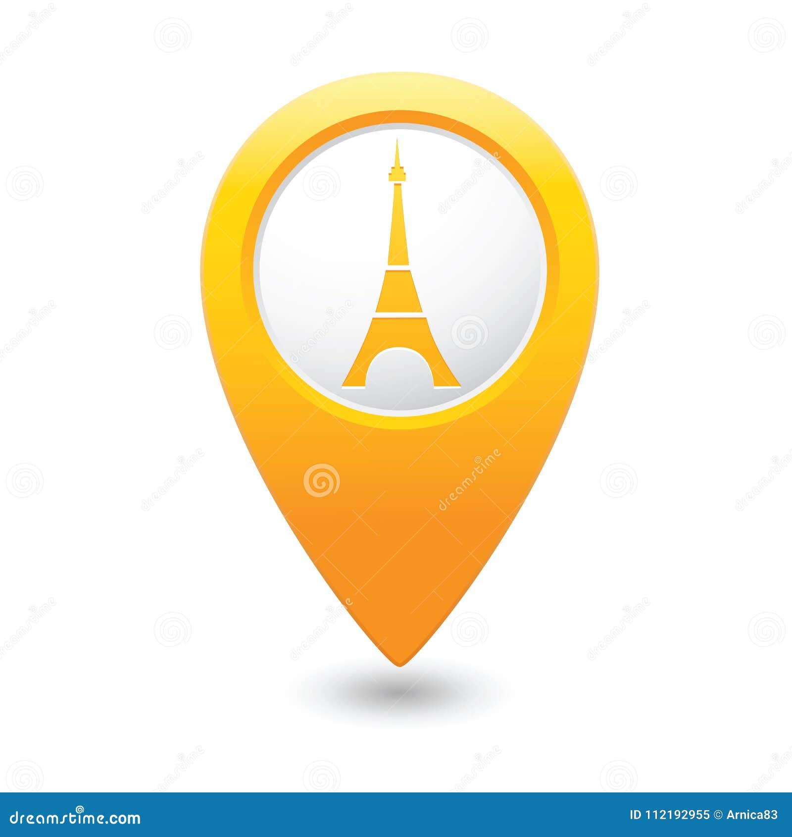 Map Pointer with Eiffel Tower Icon Stock Vector - Illustration of ... Map Pointer with Eiffel Tower Icon Stock Vector - Illustration of ...