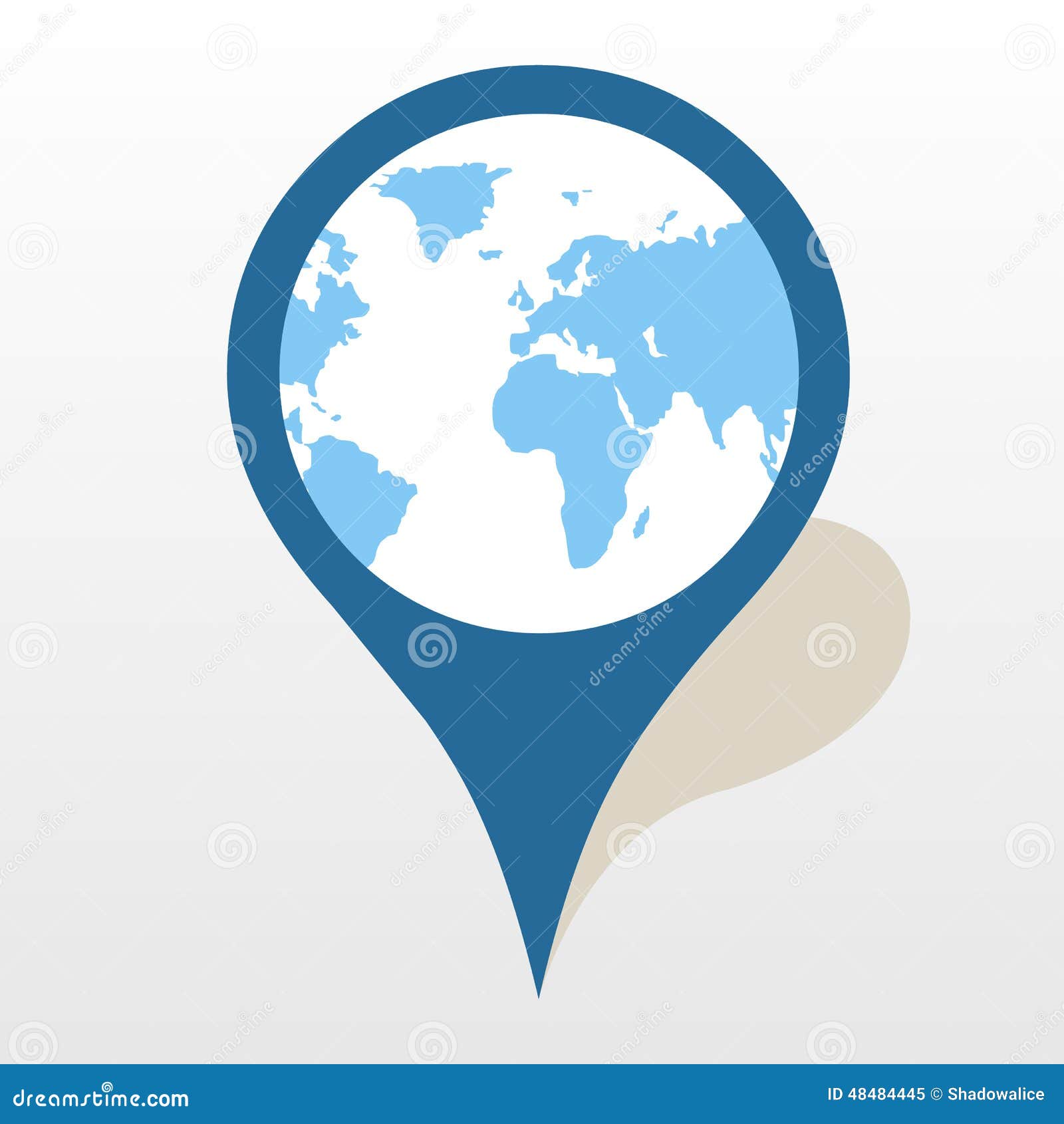 Map Pointer Icon Great for Any Use. Vector EPS10 Stock Vector ...