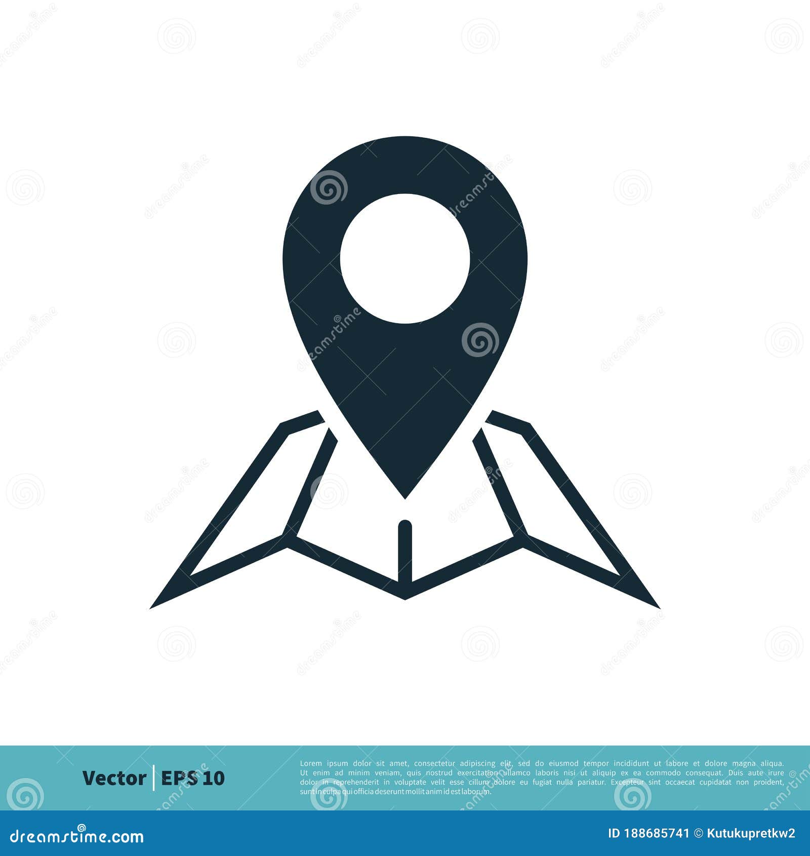 Map Pointer Icon Vector Logo Template Illustration Design. Vector EPS ...