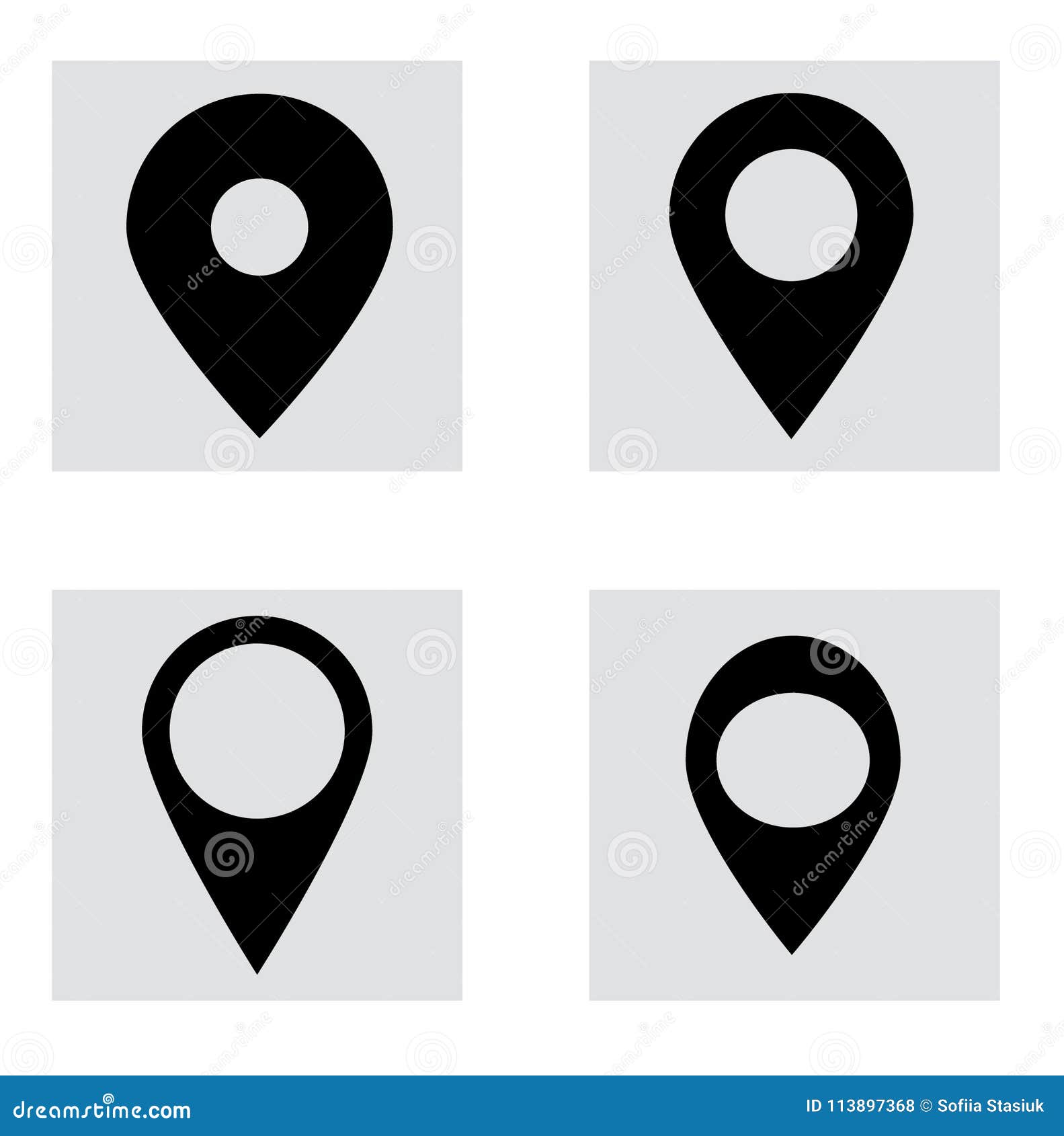 Map Pointer Icons Set. Vector, Isolated. Stock Vector - Illustration of ... Map Pointer Icons Set. Vector, Isolated. Stock Vector - Illustration of ...