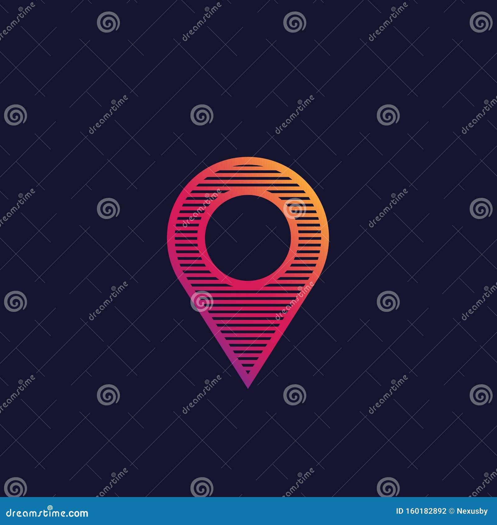 Map Pointer, Location Related Vector Logo Mark Stock Vector ...