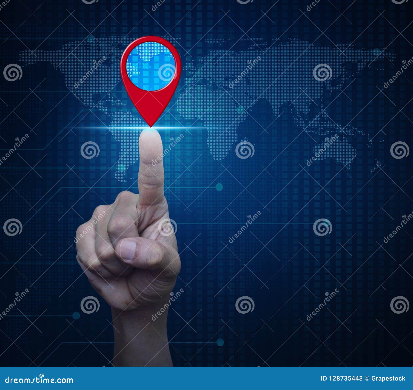 Map Pointer Navigation Concept, Elements of this Image Furnished Stock ...