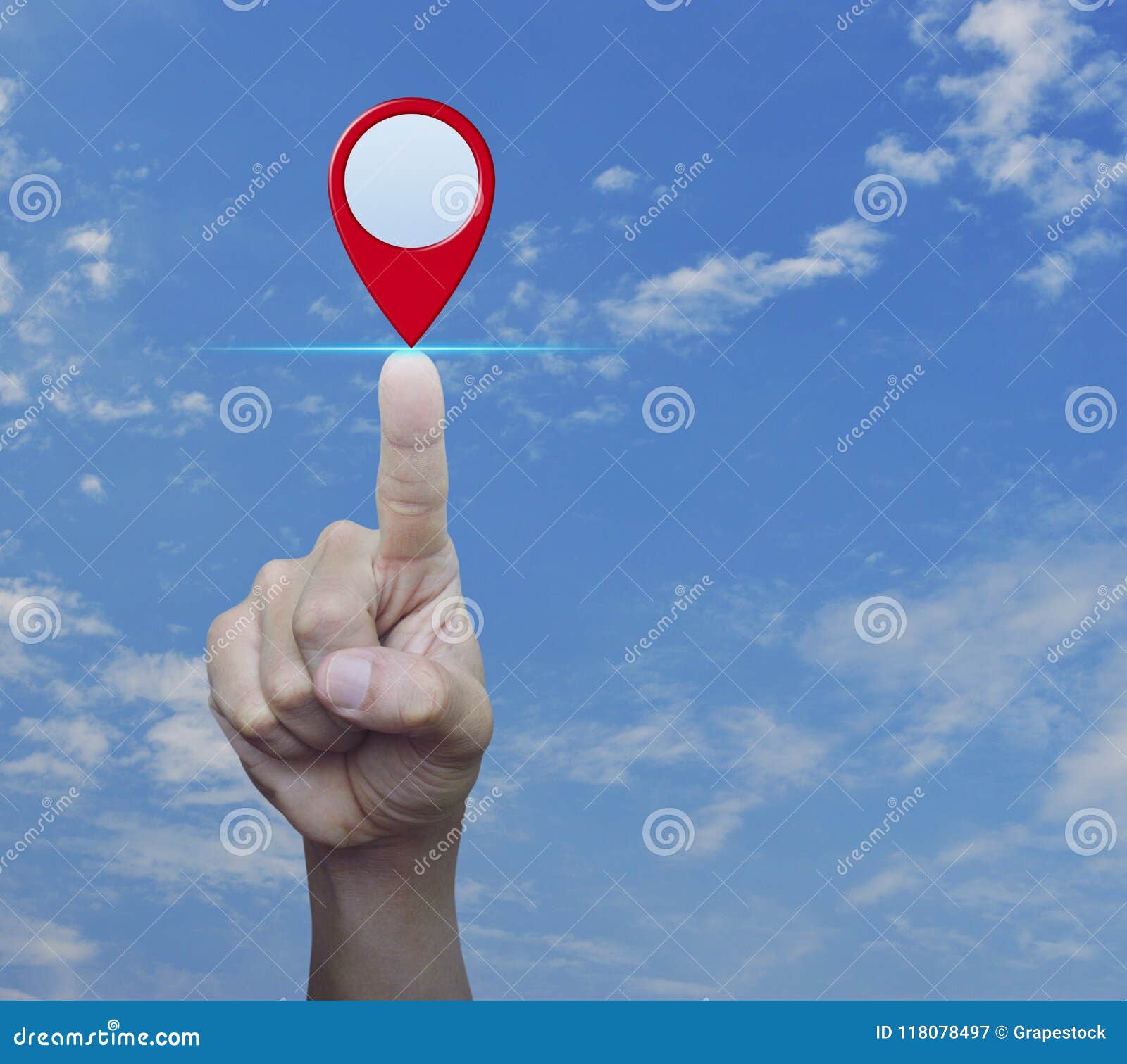 Map Pointer Navigation Concept Stock Image - Image of light, copy ...