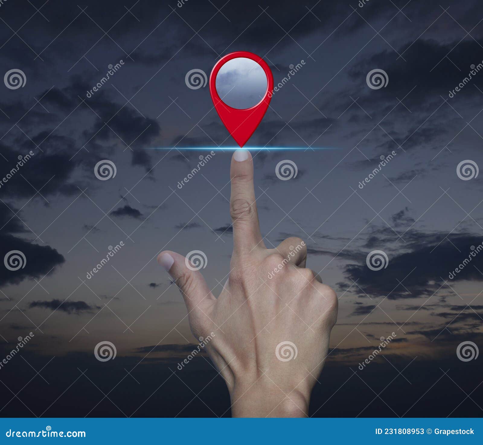 Map Pointer Navigation Concept Stock Image - Image of button, click ...