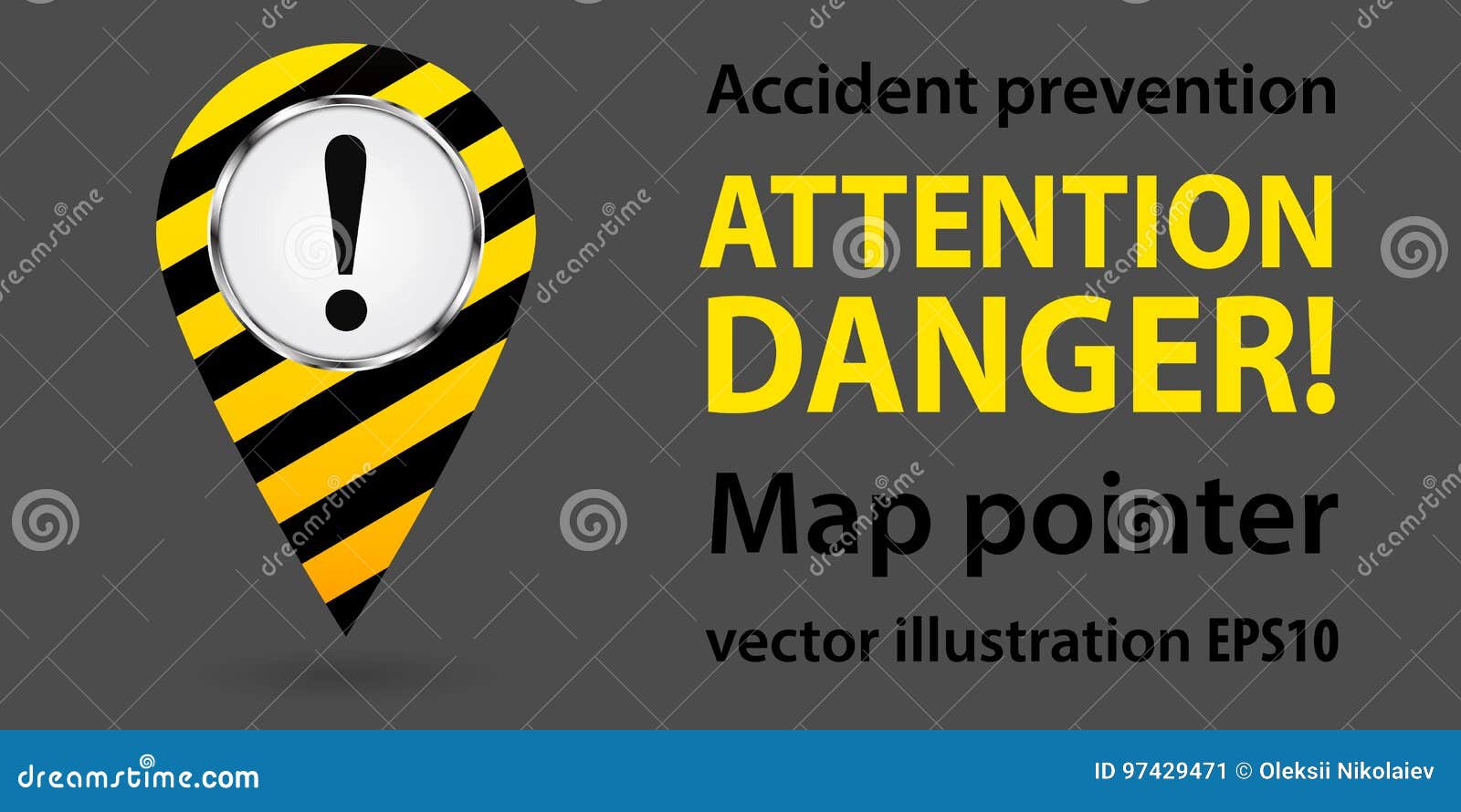 Map Pointer. Safety Information. Industrial Design. Vector Stock ...