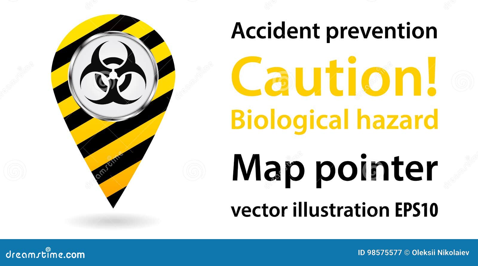 Map Pointer. Safety Information. Industrial Design. Vector ...