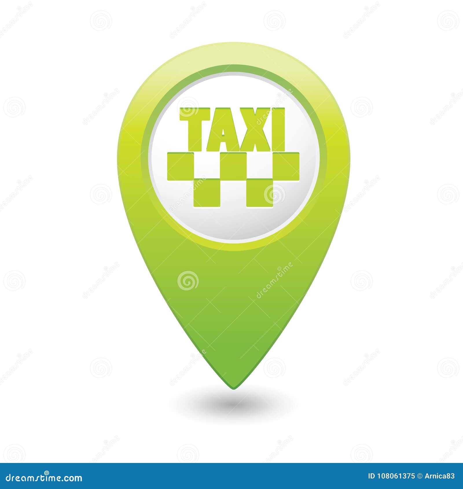 Taxi GPS Locator. City Map Navigation. Mobile App User Interface ...