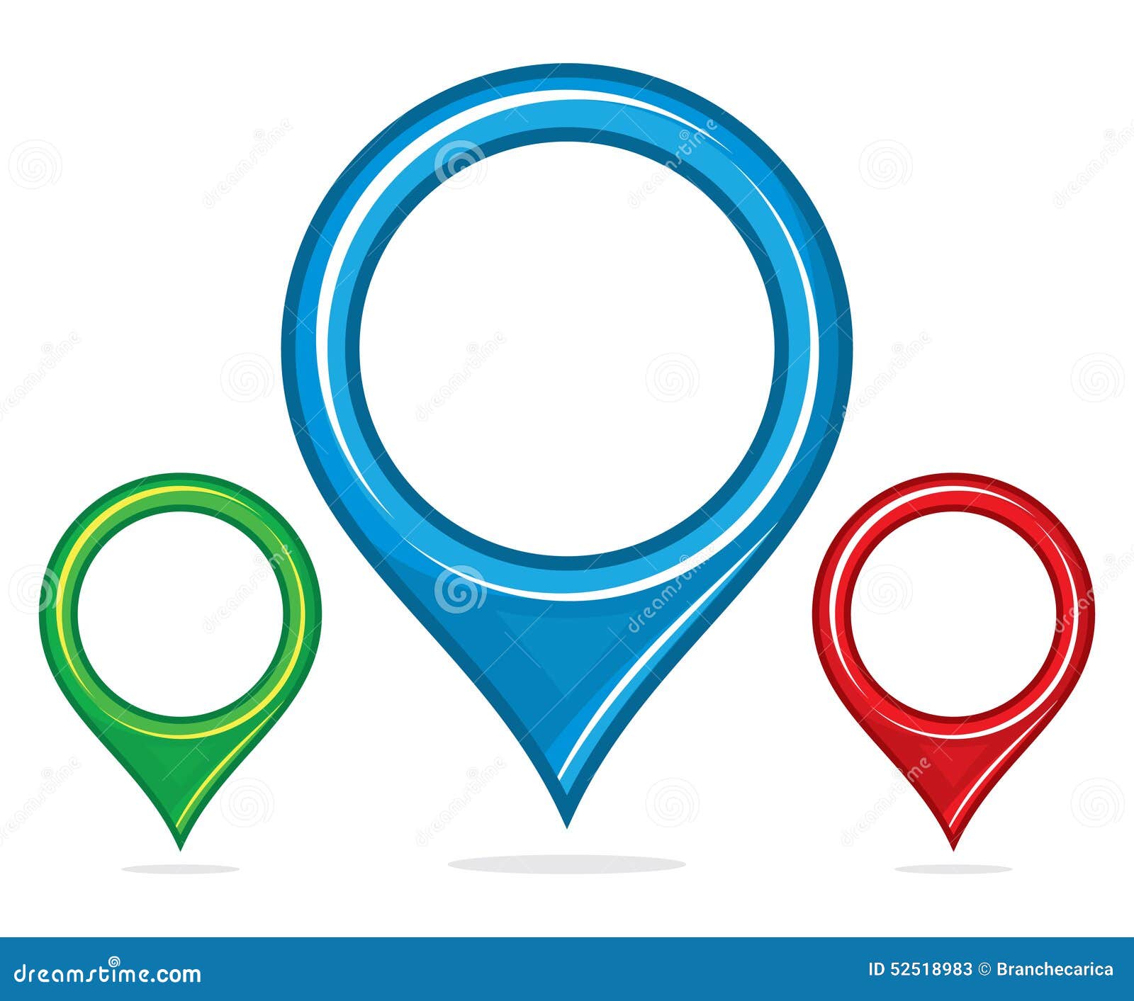 Map pointer stock vector. Illustration of mark, white - 52518983