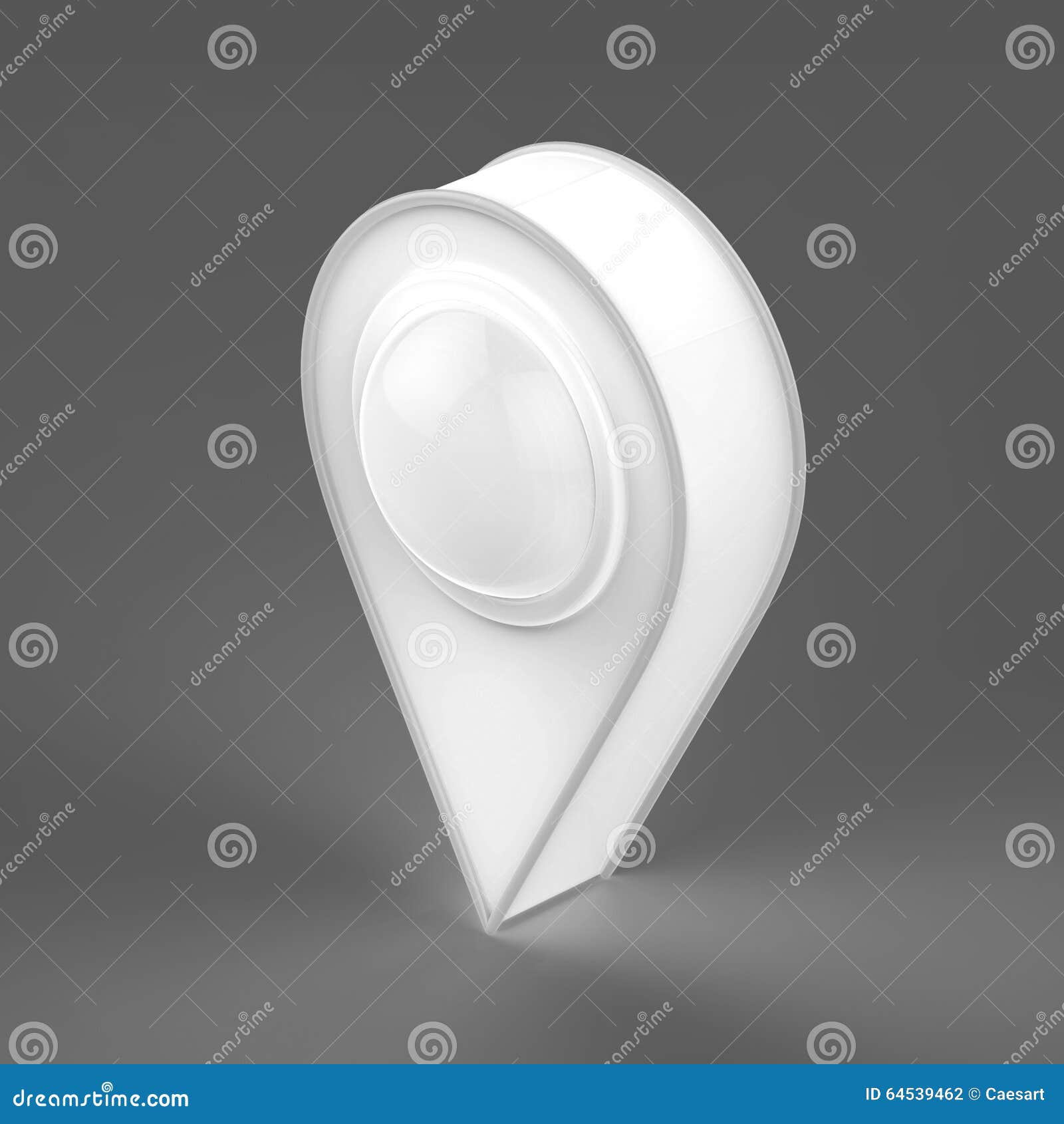 Map pointer on white stock illustration. Illustration of circle - 64539462