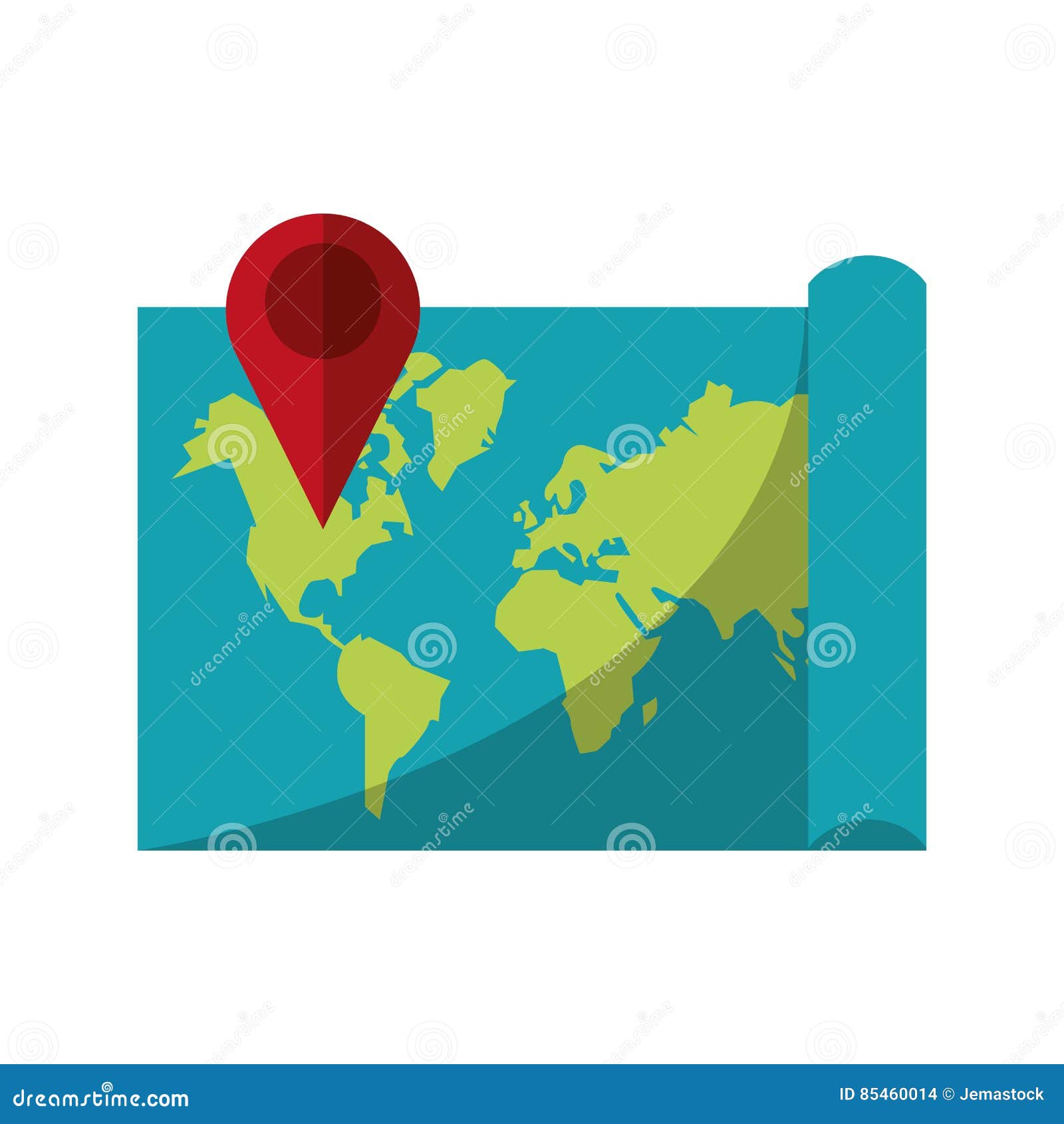 Map Pointer World Destination Icon Stock Vector - Illustration of sign ...