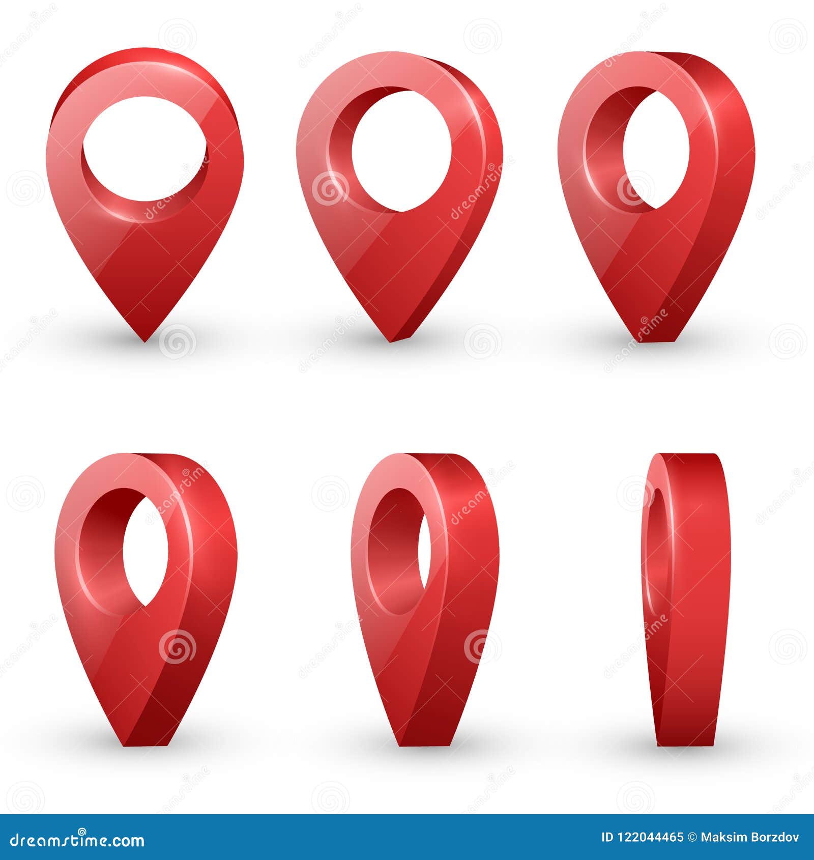 Map pointers vector set stock vector. Illustration of marker - 122044465