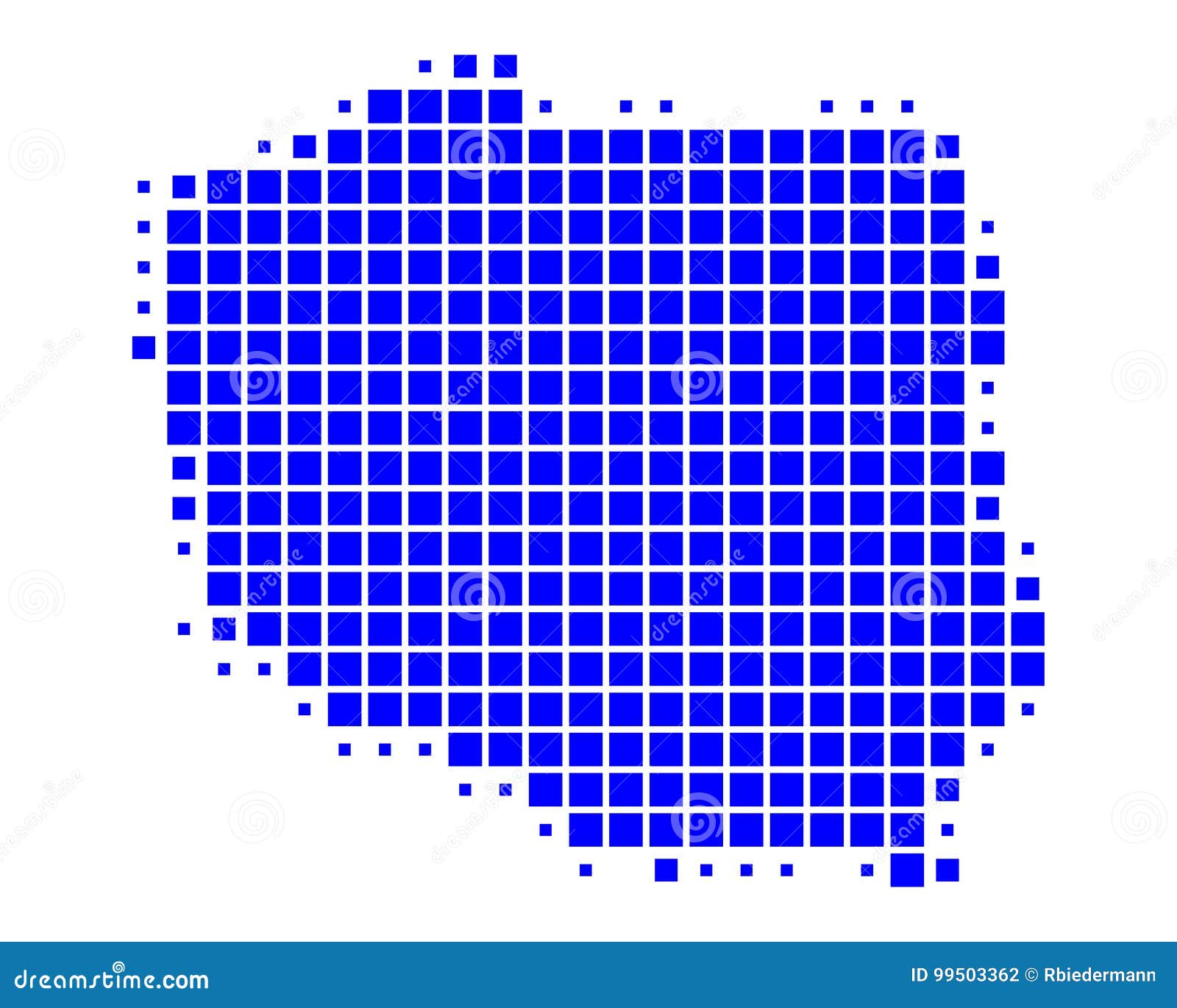 Map of Poland stock vector. Illustration of dots, geography - 99503362
