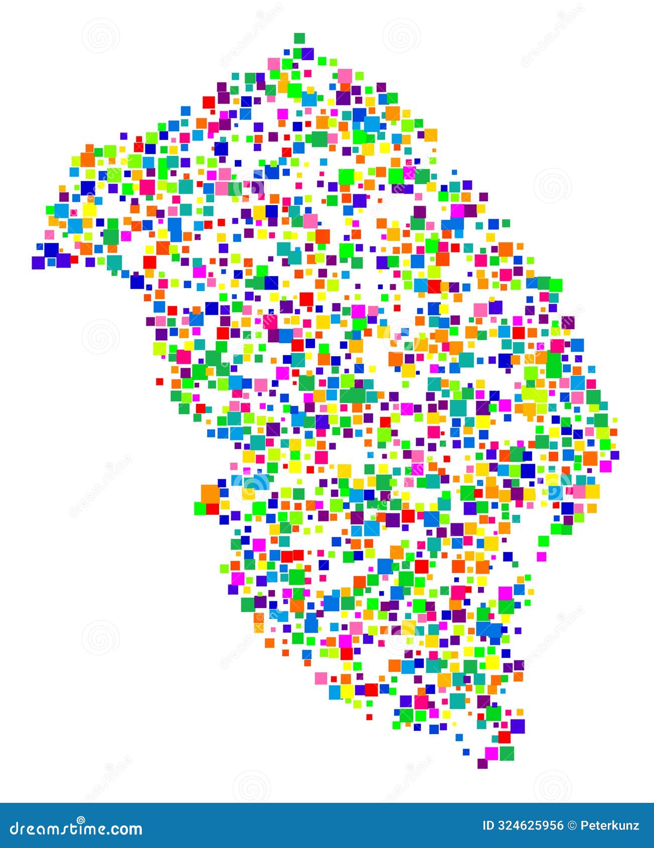 Map of the Province Lecce (it). Stock Vector - Illustration of state ...