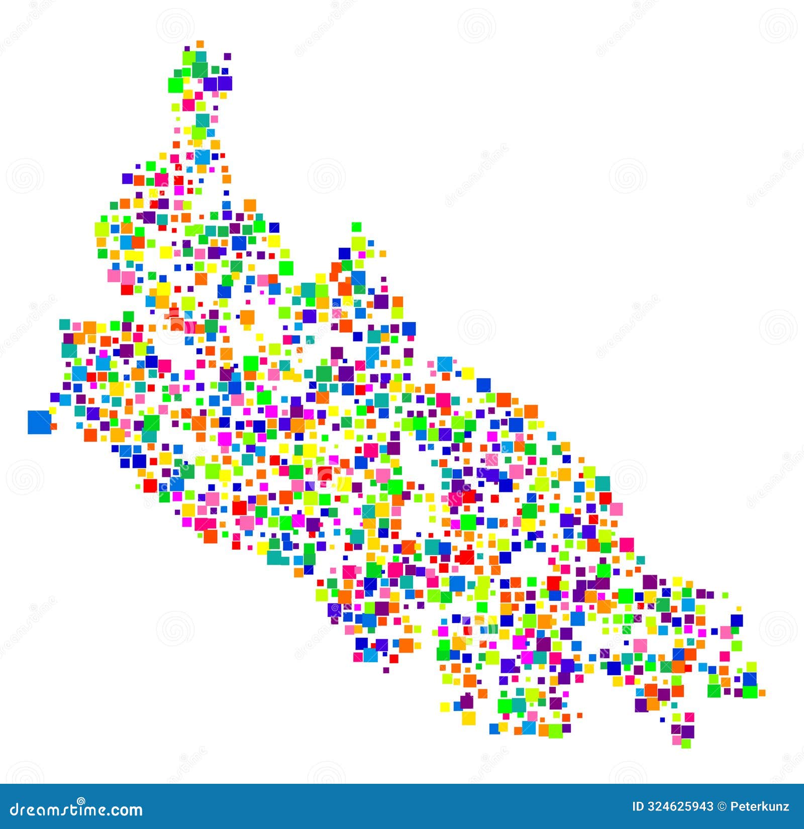 Map of the Province Lodi (it). Stock Vector - Illustration of ...