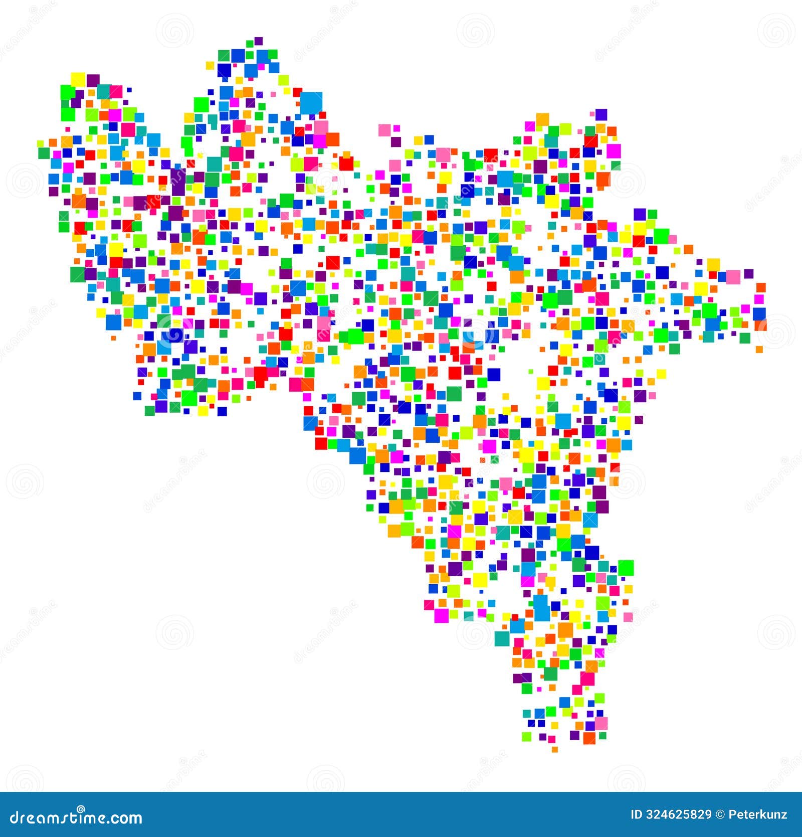 Map of the Province Pavia (it). Stock Vector - Illustration of isolated ...